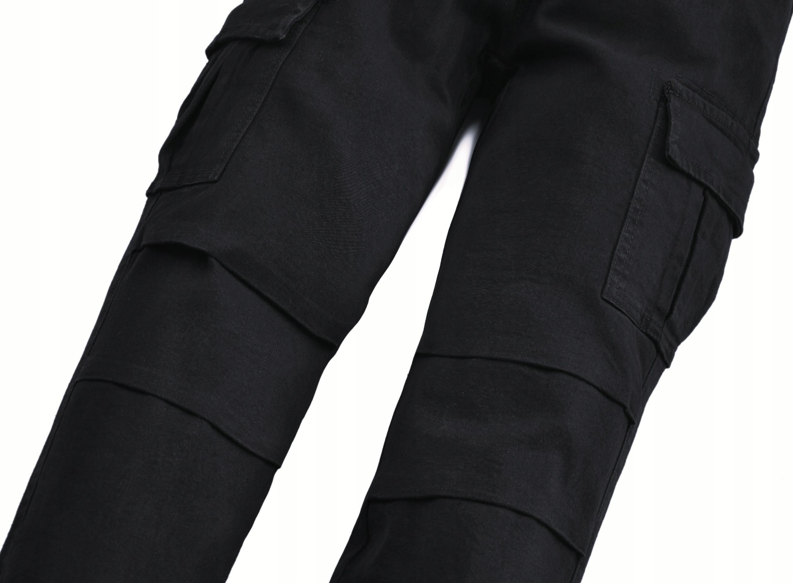 Casto Spodnie chłopięce Bojówki grube Guma ocieplane polarem r 176 ...