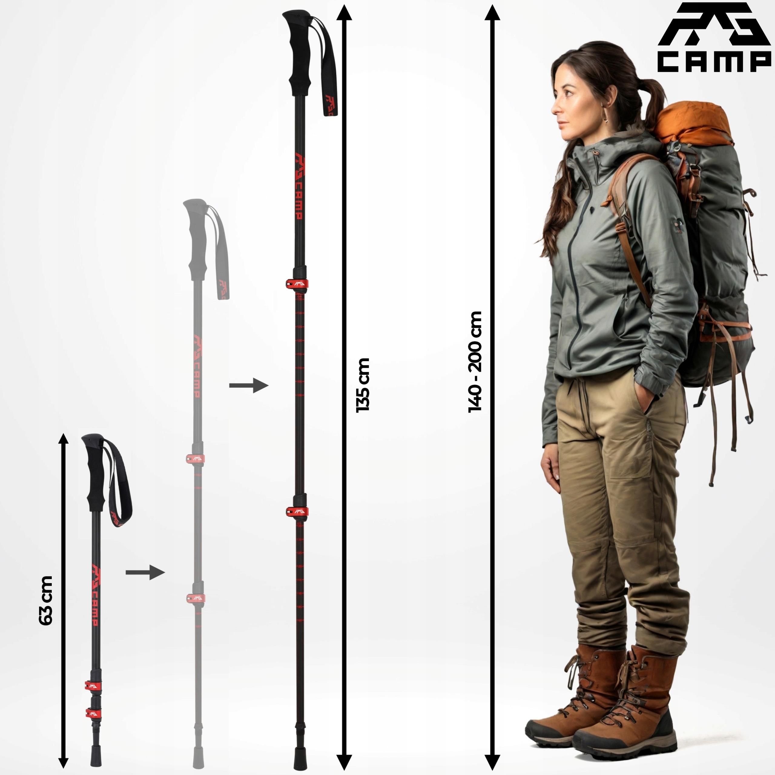 Rg Camp Kijki Trekkingowe Składane Górskie Kije Trekingowe Do Chodzenia ...