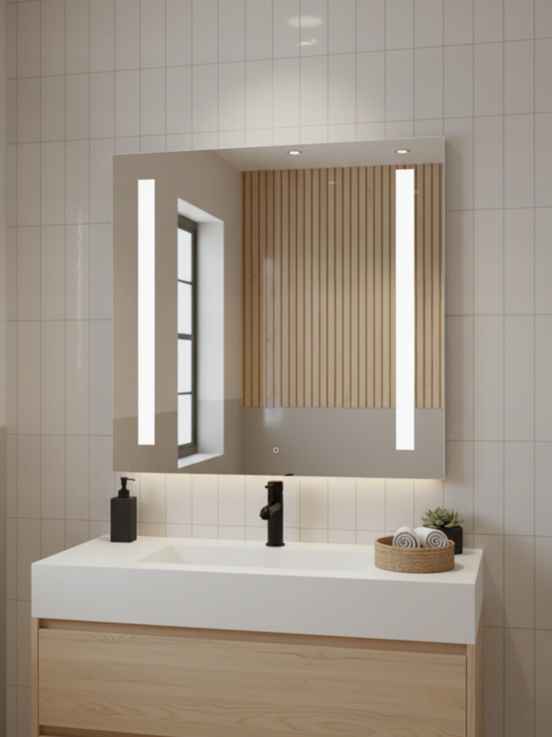 Lustro LED Venus , 21 rozmiarów , Włącznik Dotykowy , 50x50cm, Made in ...