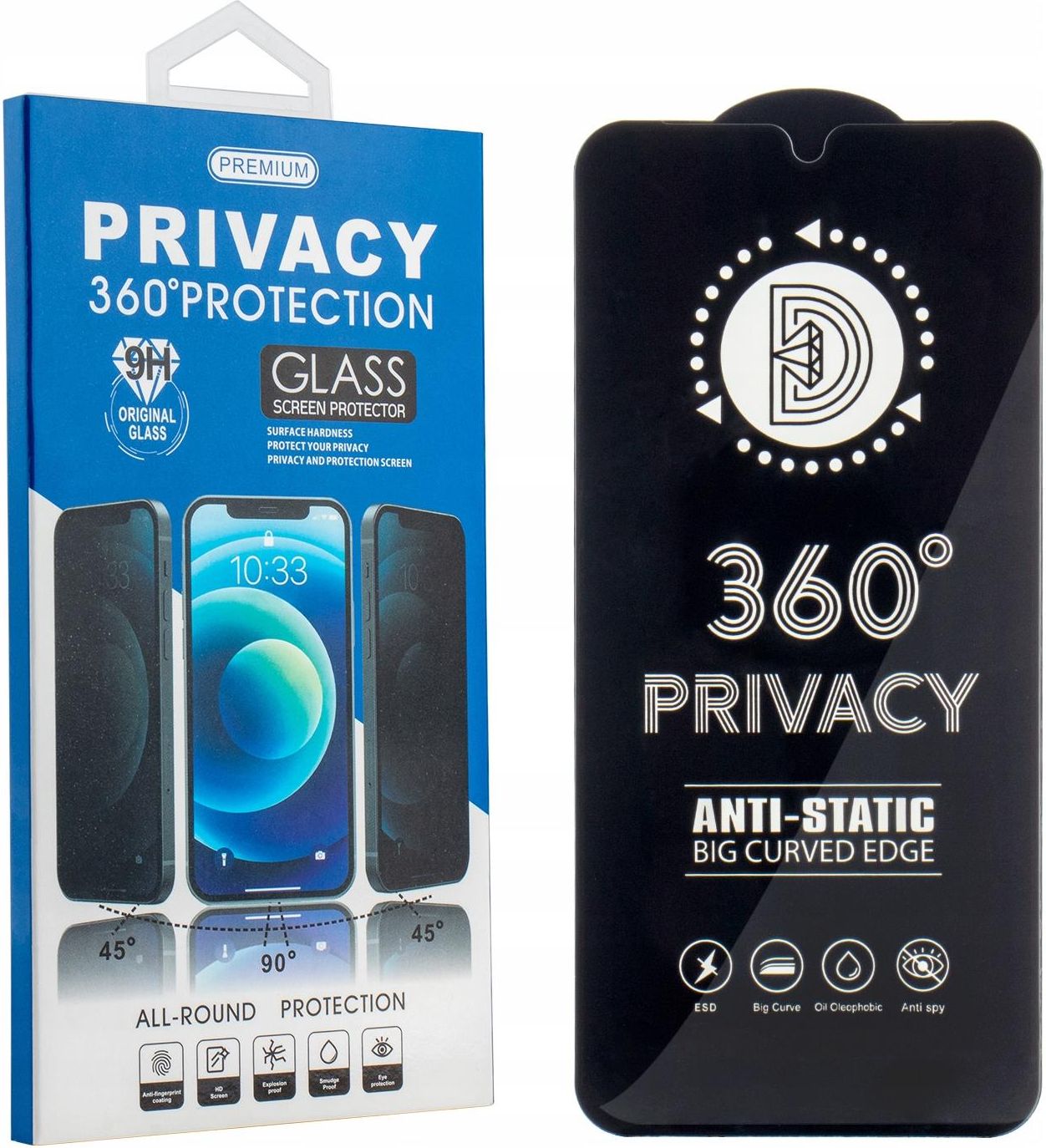 Szkło Pancerne Hartowane Prywatne 360 Privacy Do Apple Iphone 14 Pro ...