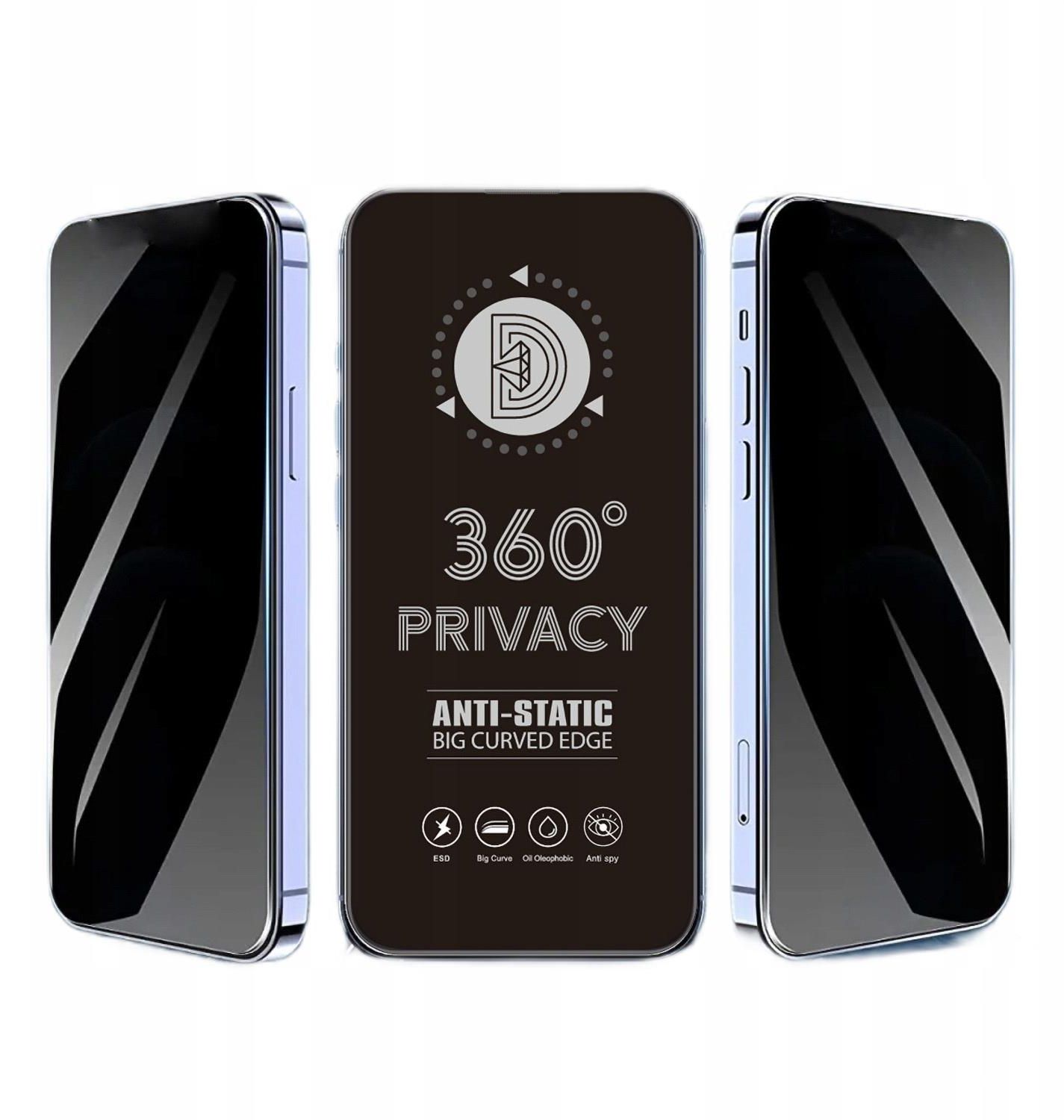 Szkło Pancerne Hartowane Prywatne 360 Privacy Do Apple Iphone 14 Pro ...