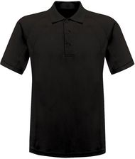 Regatta Męska Koszulka Polo Coolweave Odprowadzająca Wilgoć Czarne ...