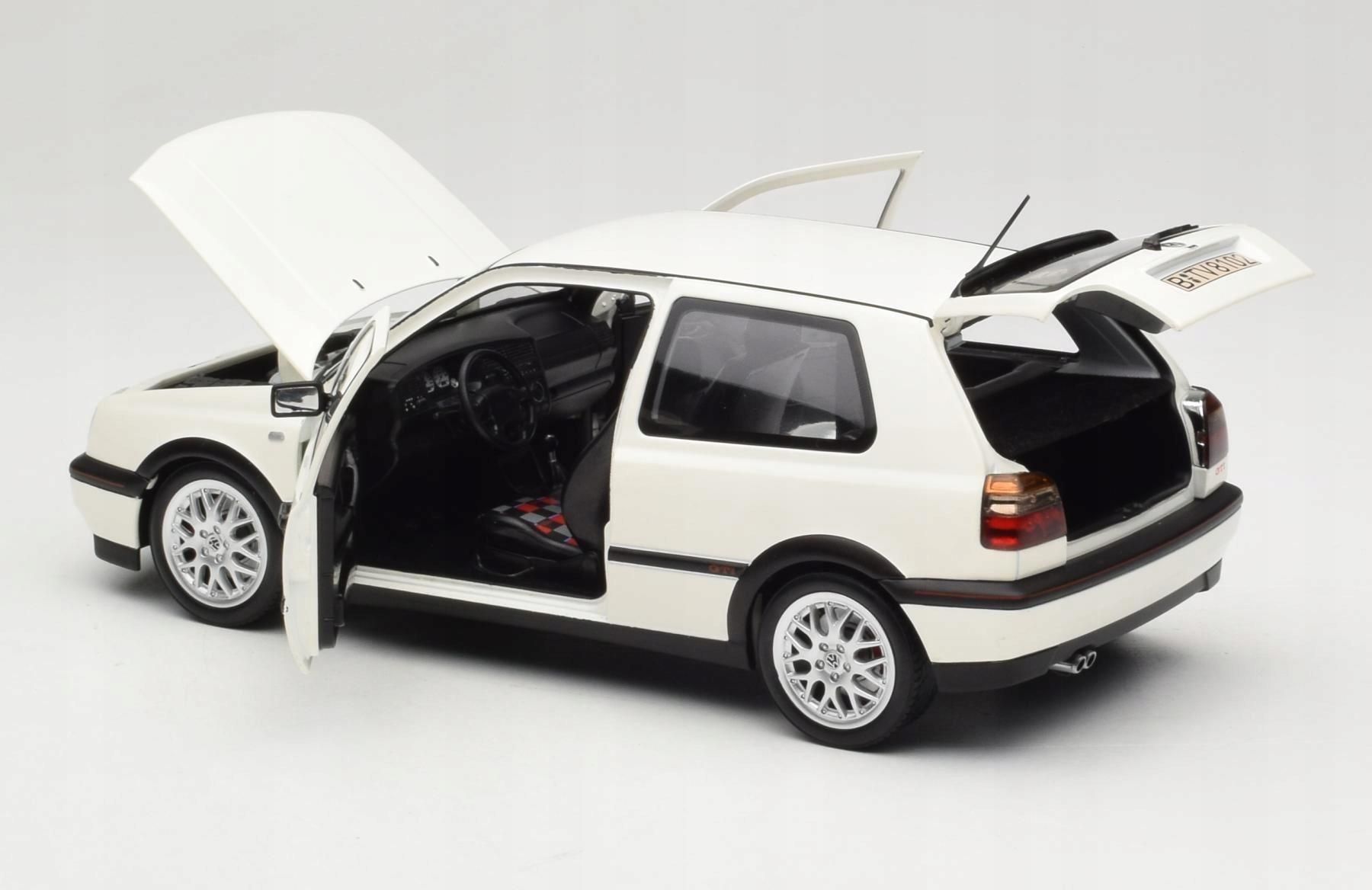 Volkswagen Vw Golf 3 Iii Mk3 Gti 1996 Candy White Norev 1:18 Model ...