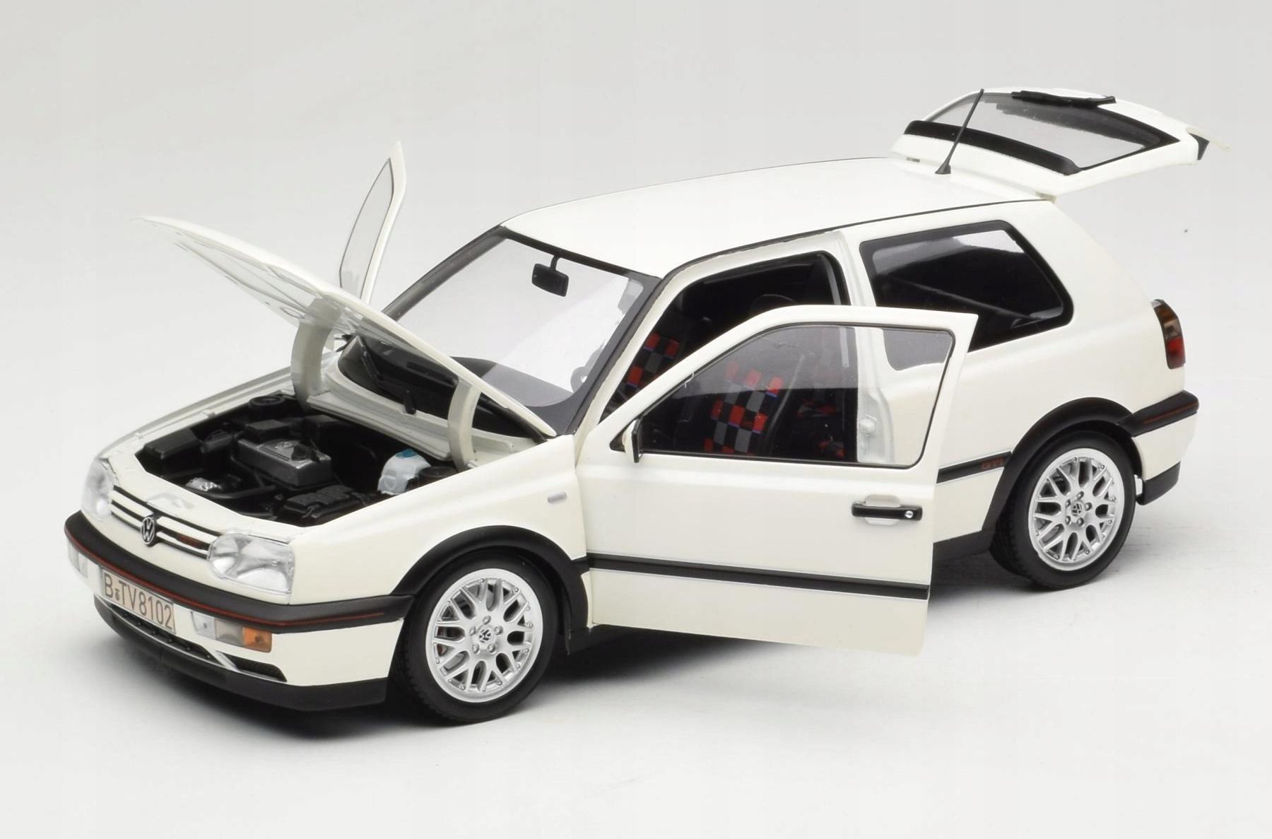 Volkswagen Vw Golf 3 Iii Mk3 Gti 1996 Candy White Norev 1:18 Model ...