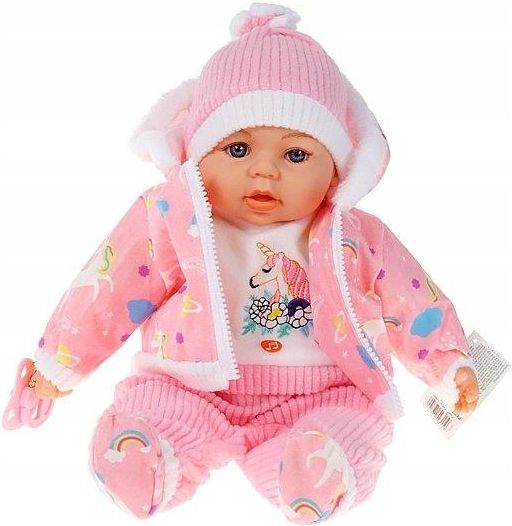 Lalka Xq Adar Lalka Bobas 45Cm Mówi Śpiewa Smoczek Lux Opakowani - Ceny ...