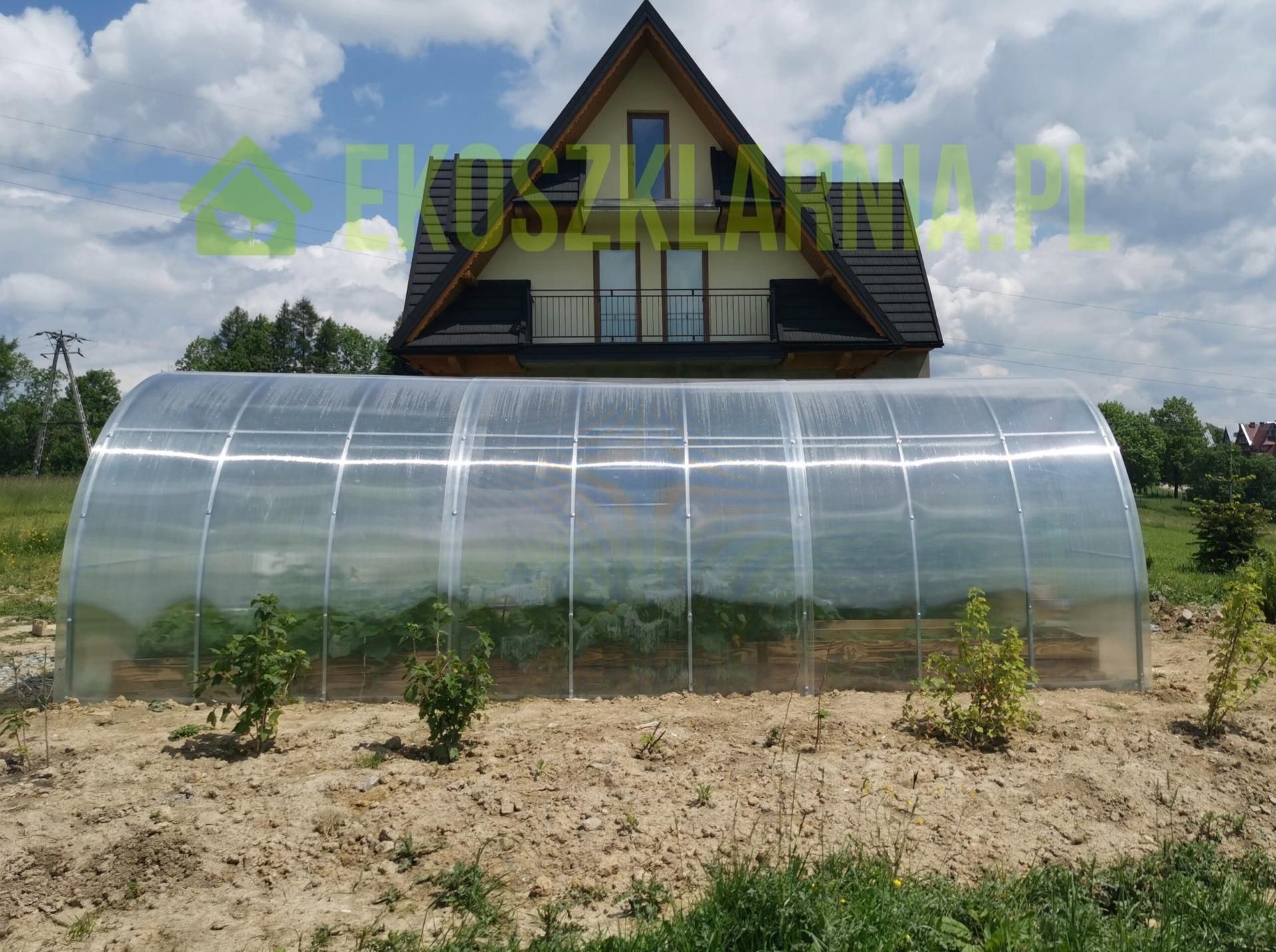 Szklarnia z poliwęglanu Tunel Ogrodowy 3x12 m profile 40x20 poliwęglan ...