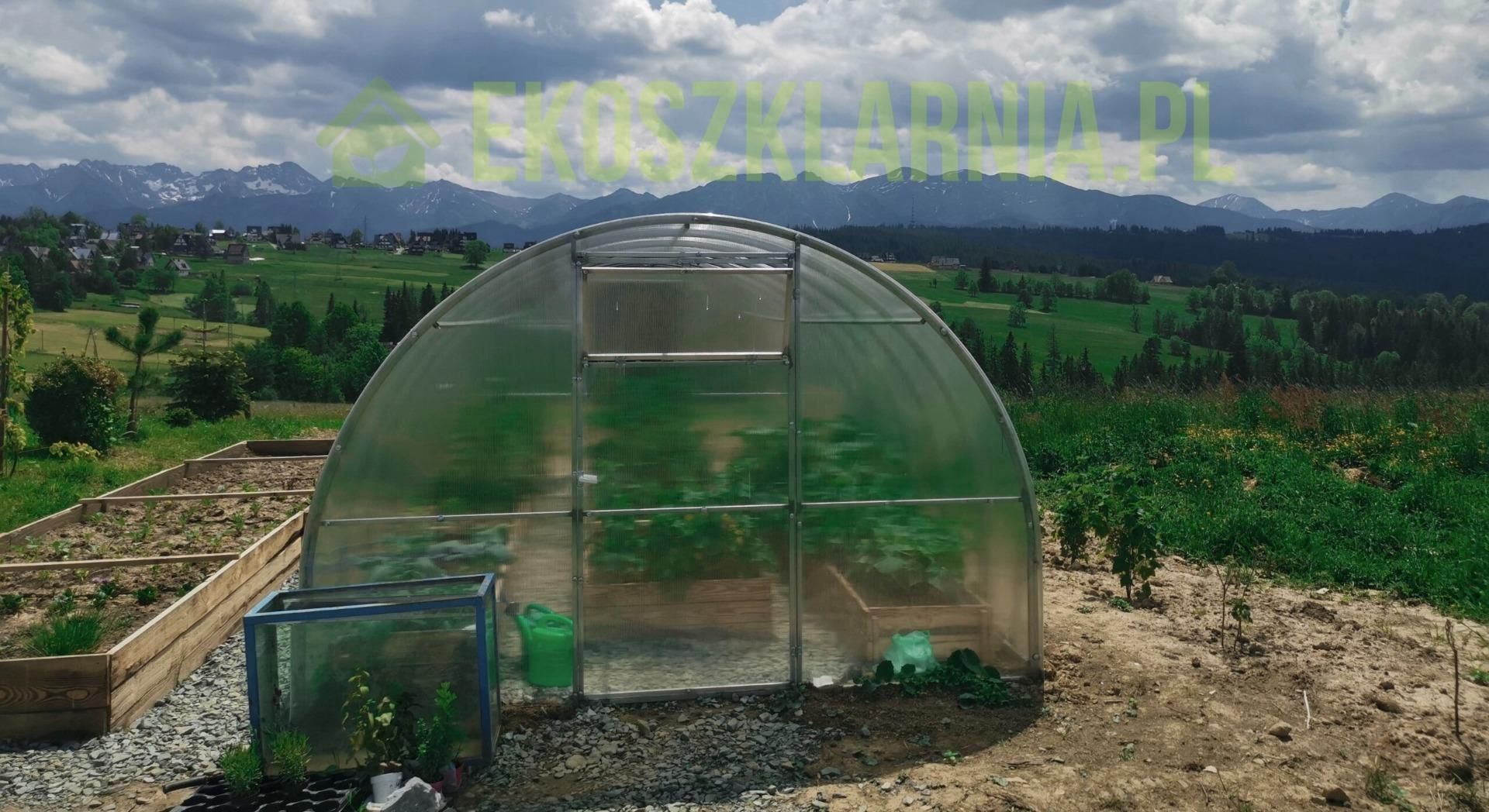 Szklarnia z poliwęglanu Tunel Ogrodowy 3x12 m profile 40x20 poliwęglan ...