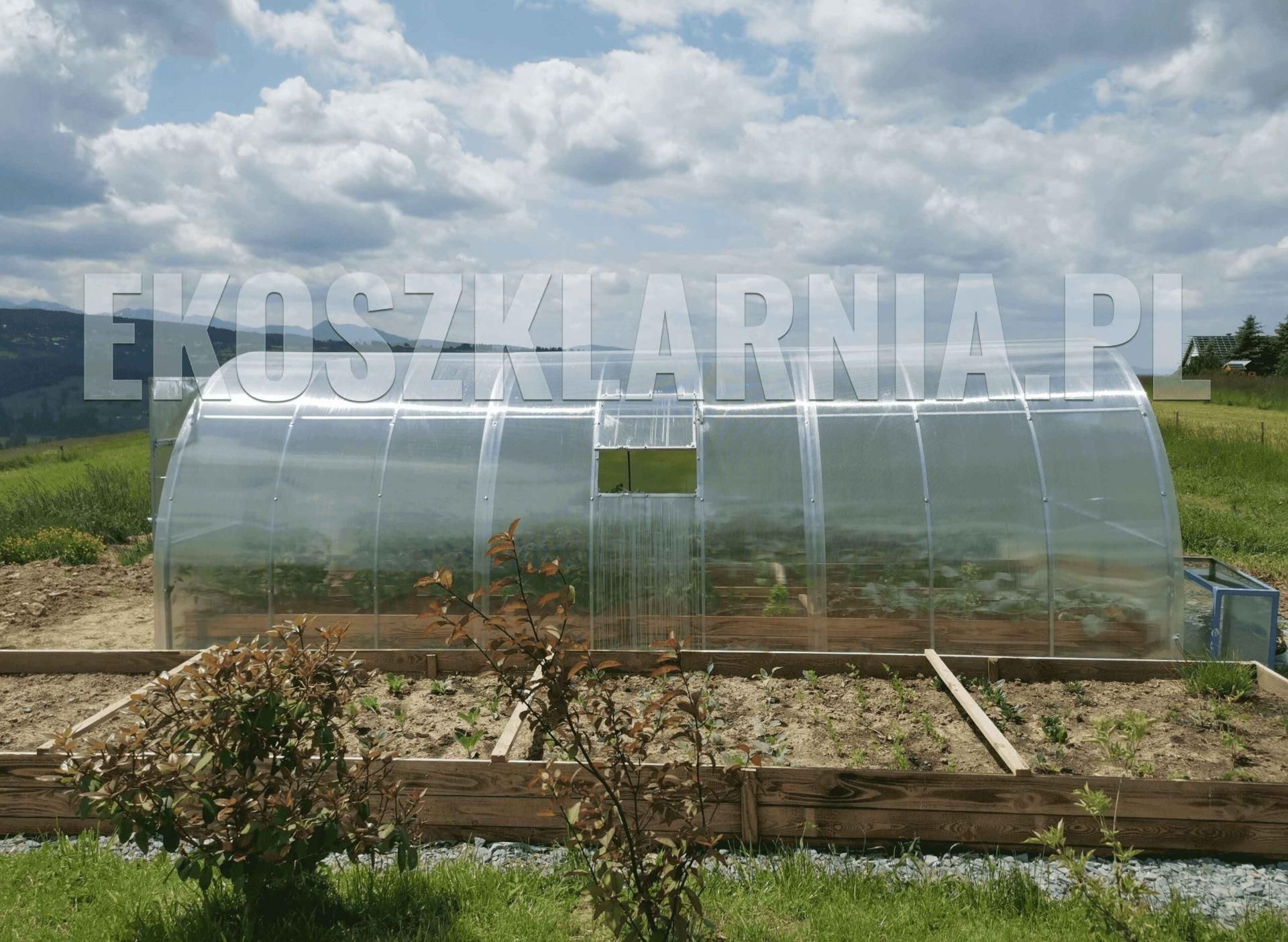 Szklarnia z poliwęglanu Tunel Ogrodowy 3x12 m profile 40x20 poliwęglan ...