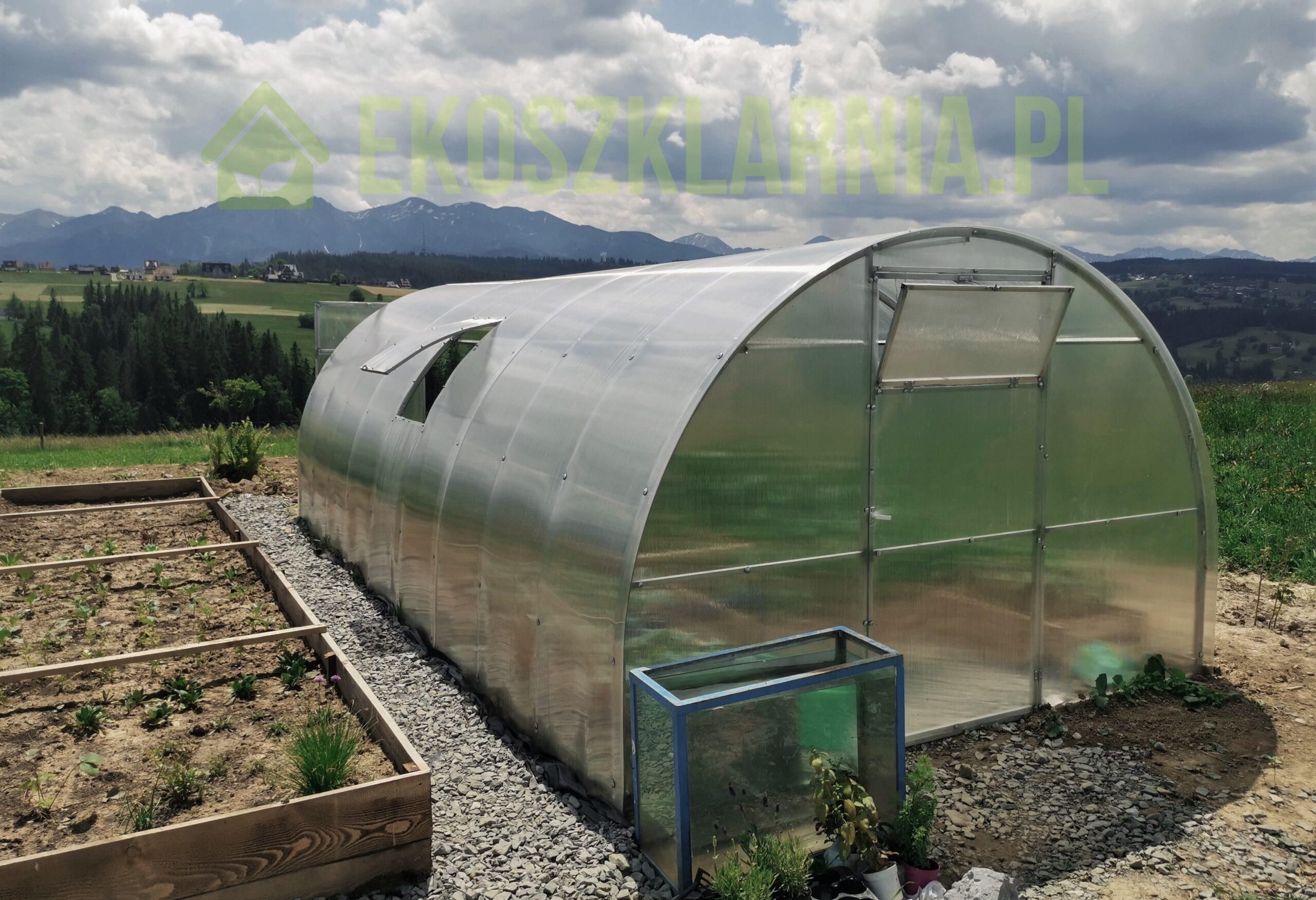 Szklarnia z poliwęglanu Tunel Ogrodowy 3x12 m profile 40x20 poliwęglan ...