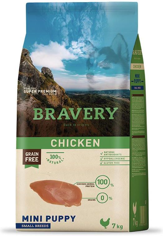 Karma Bravery Dog Mini Puppy Chicken 400G - Ceny i opinie - Ceneo.pl