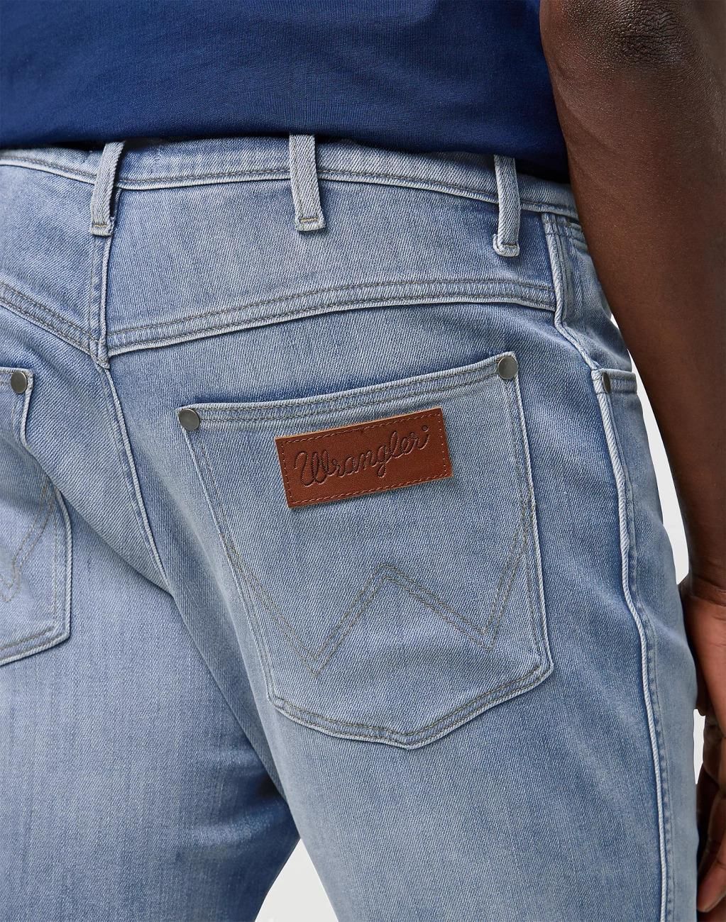 MESKIE SPODNIE WRANGLER RIVER GREY LIGHT 112373002 - Ceny i opinie ...