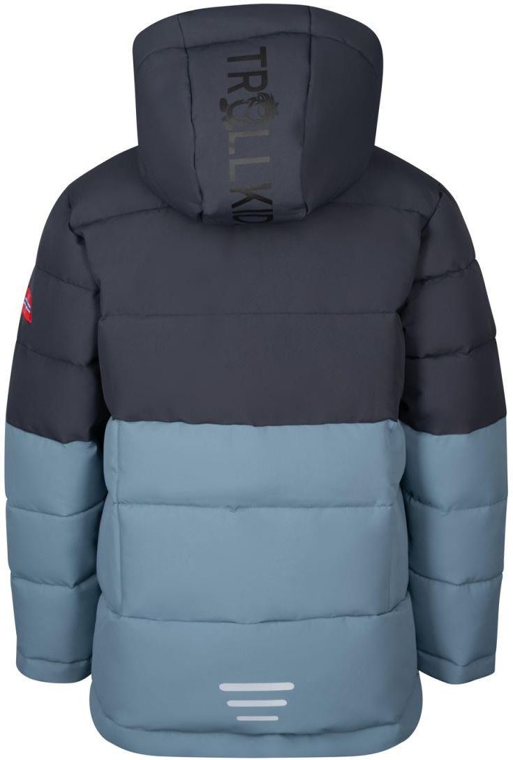 Kurtka z kapturem zimowa dziecięca Trollkids Kids Gryllefjord ocieplana ...