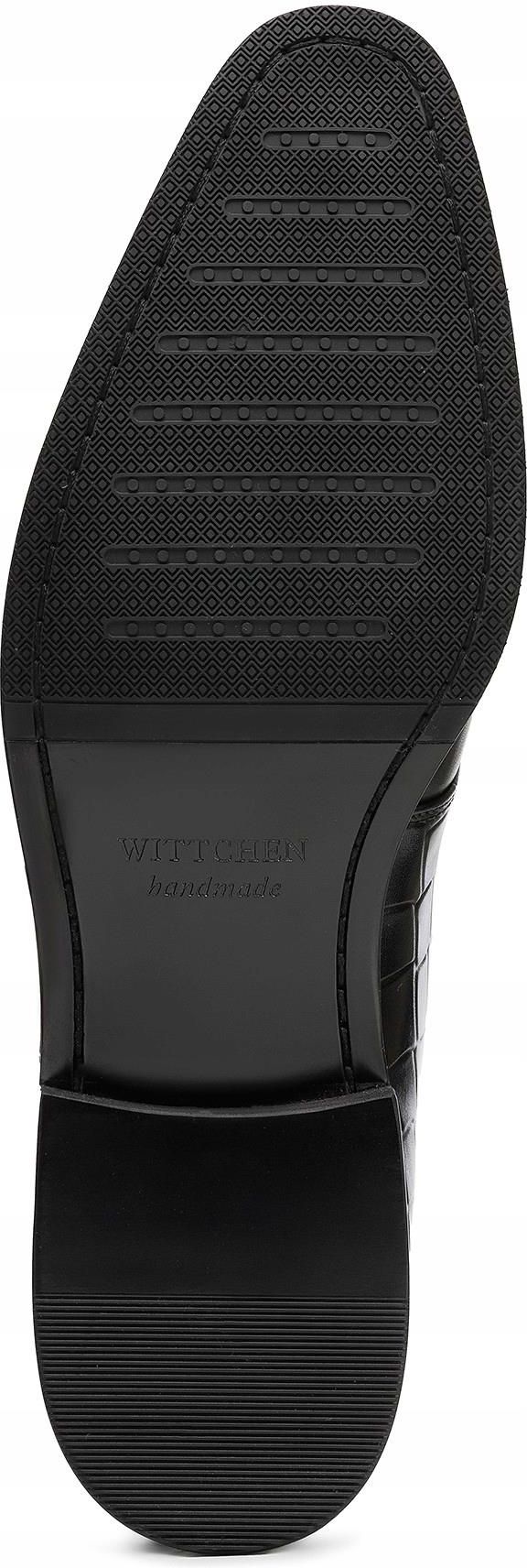 Wittchen męskie półbuty monki ze skóry naturalnej croco czarne - Ceny i ...
