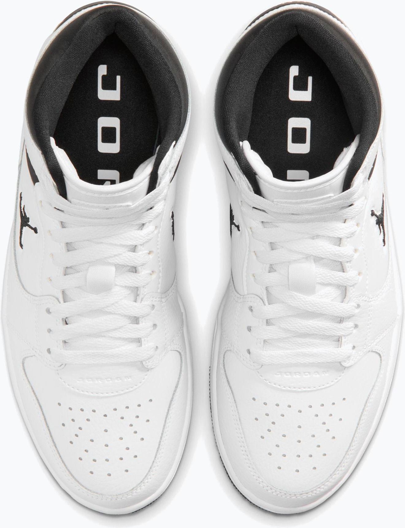 Buty damskie Nike Jordan Court Connect Mid white/black - Ceny i opinie ...