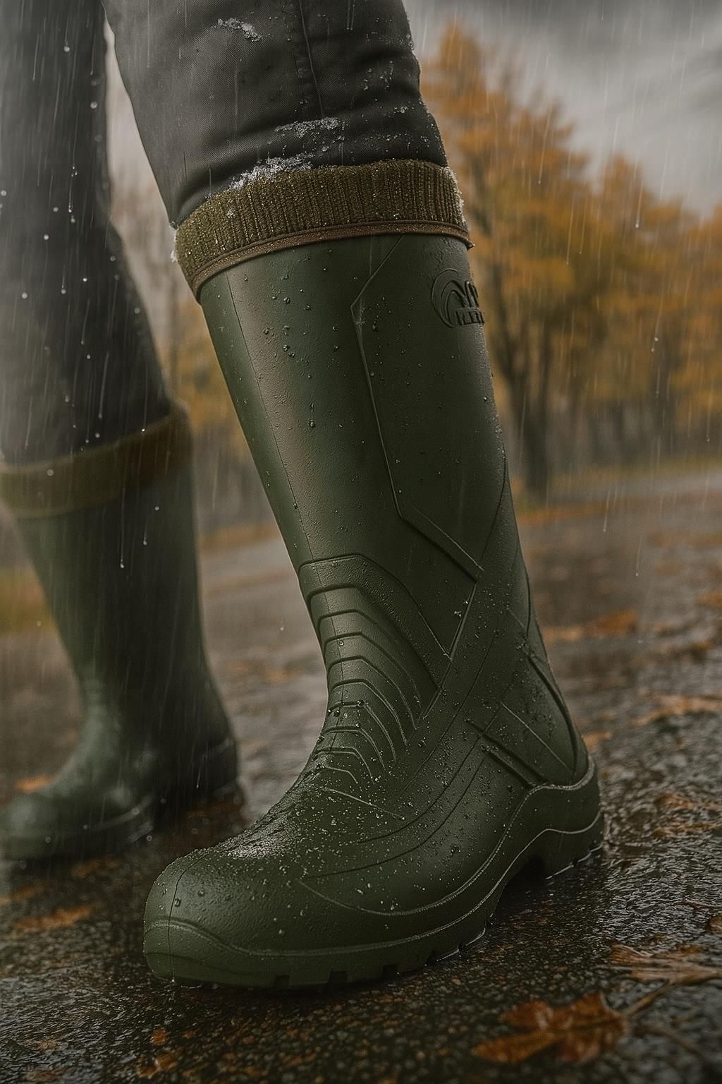 Kalosze Męskie Deszczowe Gumowce lekkie Ocieplane Polskie Xtrack Ultra ...