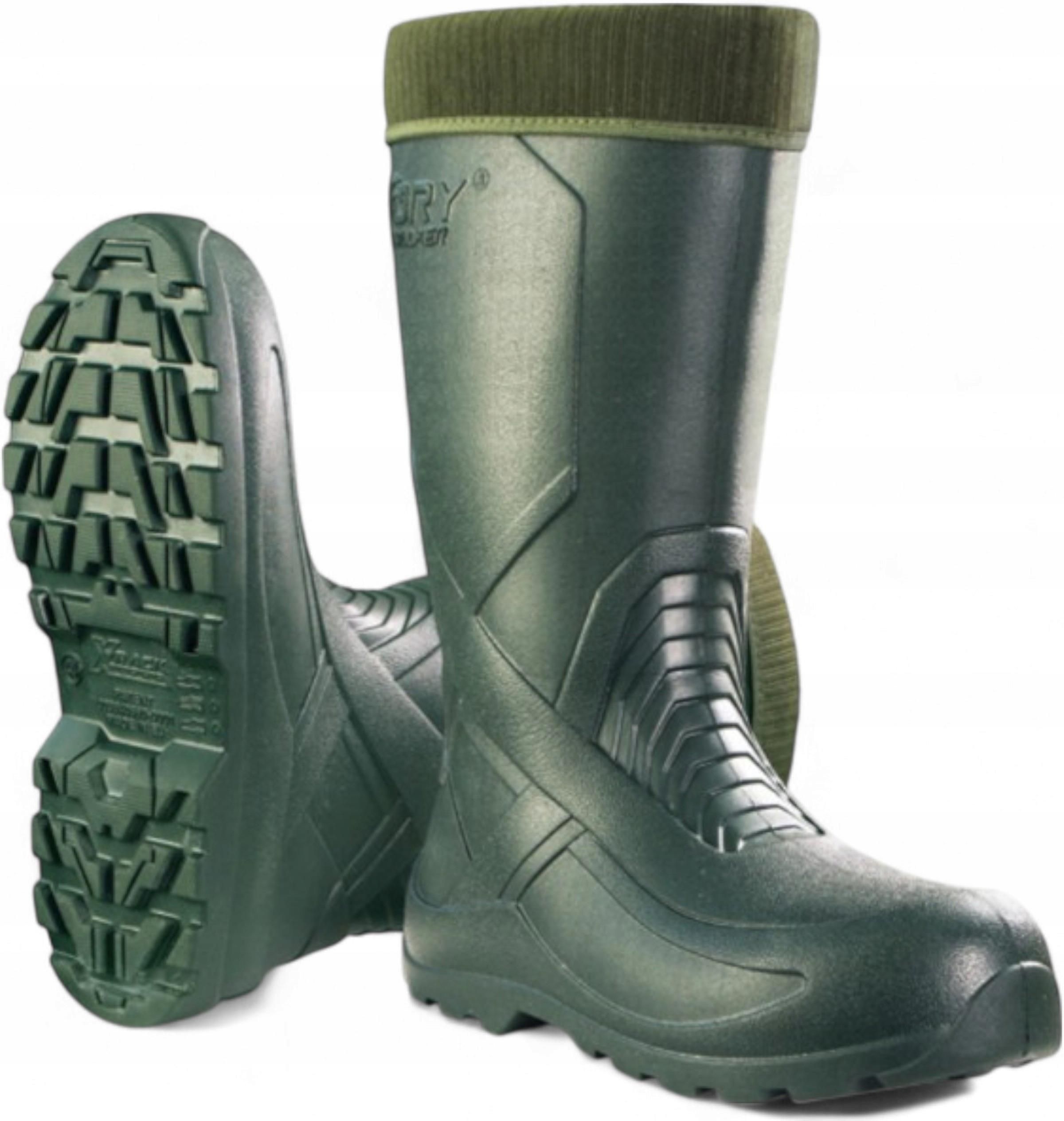 Kalosze Męskie Deszczowe Gumowce lekkie Ocieplane Polskie Xtrack Ultra ...