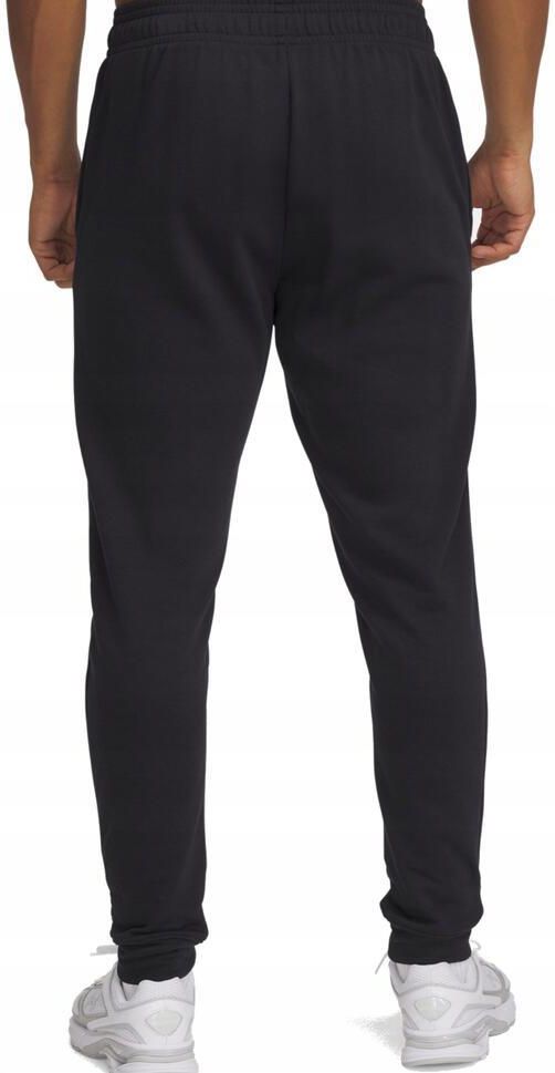 SPODNIE męskie UNDER ARMOUR 1390144-001 dresowe czarne joggery bawełna ...