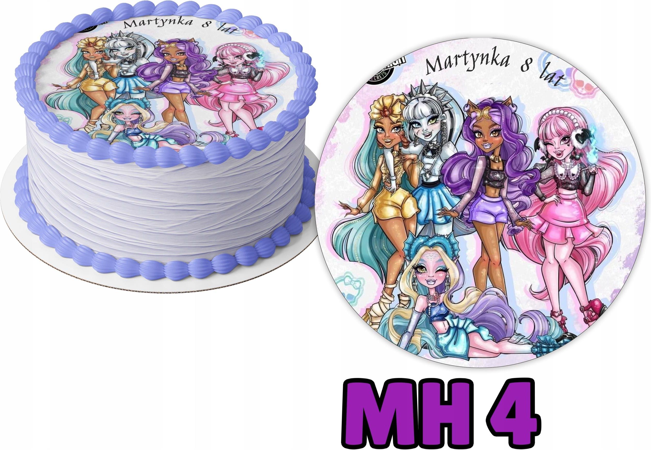 Opłatek Na Tort Monster High Personalizacja Imię Oraz Wiek - Ceny i ...