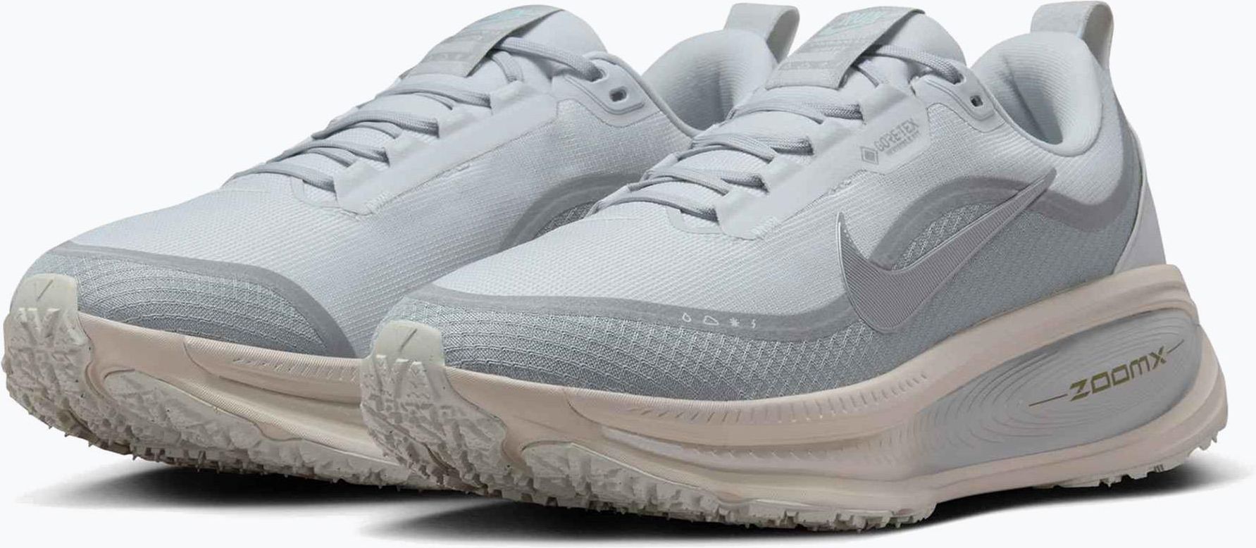 Buty do biegania męskie Nike Vomero 18 GORE-TEX pure platinum/metallic ...