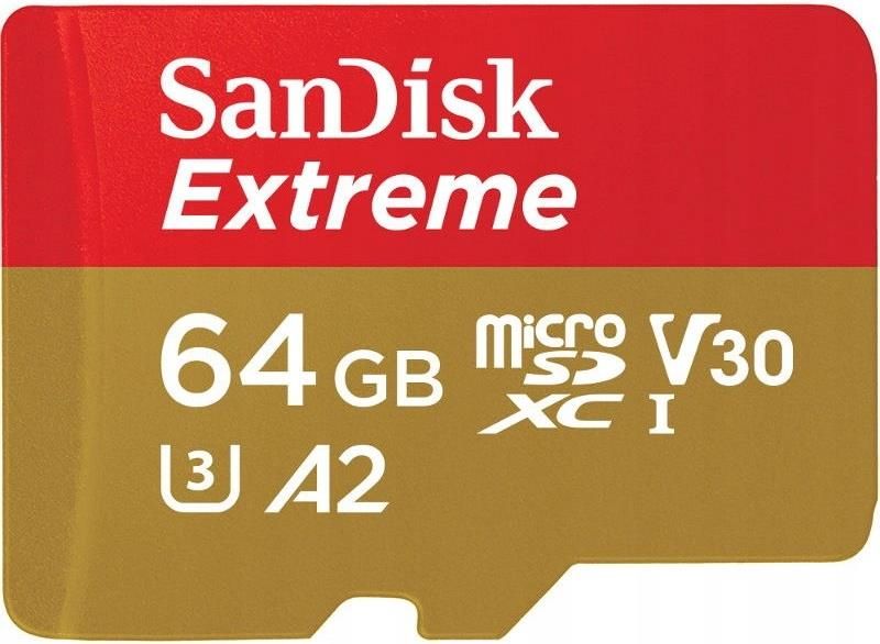 Karta pamięci do aparatu Sandisk Extreme karta 64GB micro Sdxc 160MB/s ...