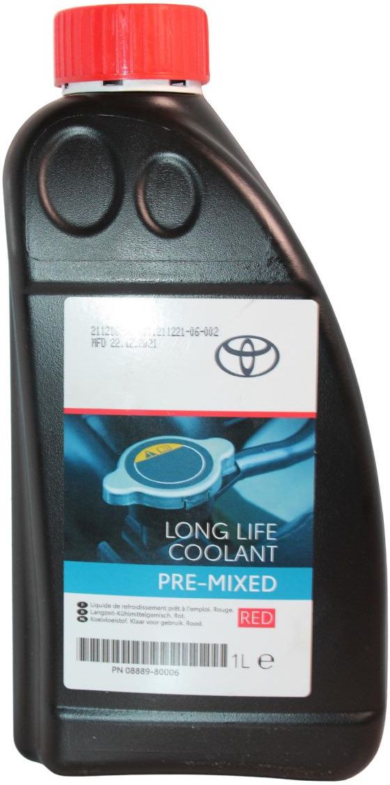 Toyota Oe Plyn Chlodniczy Czerwony Ll Premixed 1L 08889-80006 - Opinie ...