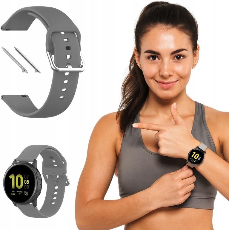 Martech Pasek Do Samsung Galaxy Watch 46Mm 3 45Mm S3 Classic Silikon ...