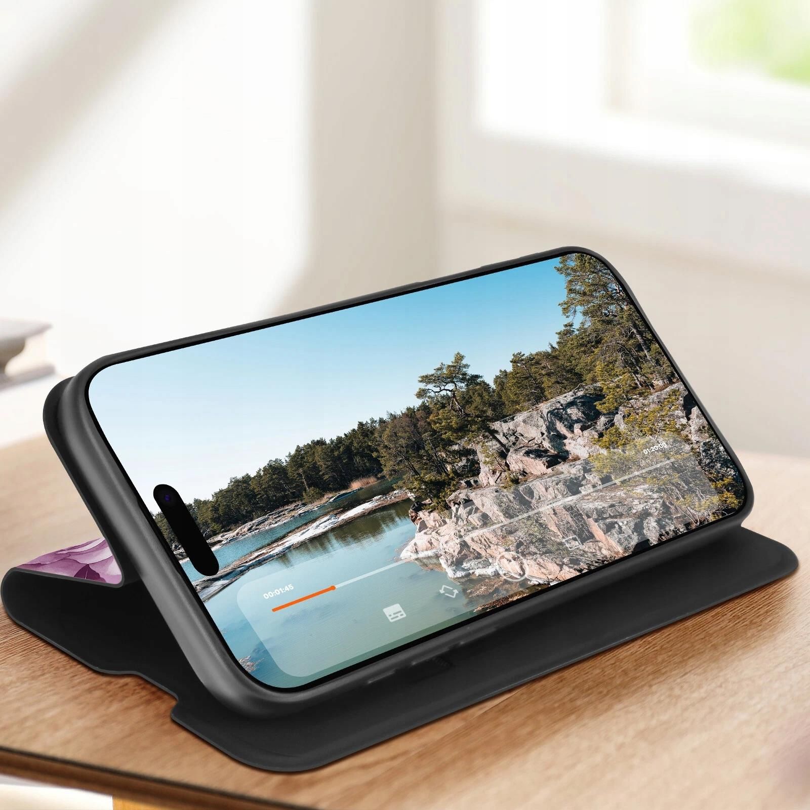 Itel Etui Z Klapką Do Motorola Edge 50 Neo Portfel Magnetyczne Kwiaty ...