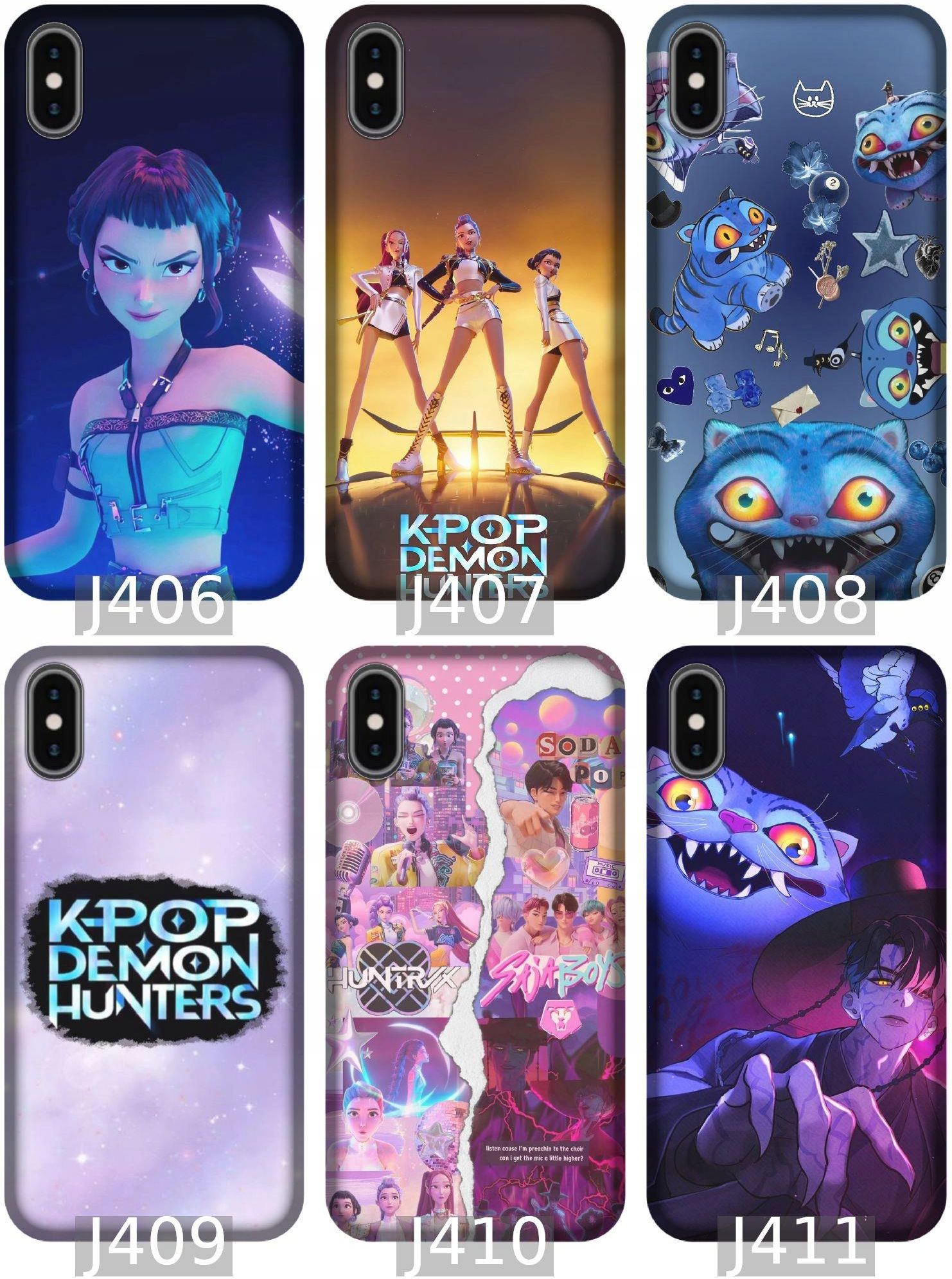 Altreo Etui Na Apple Iphone X Obudowa Huntrix K Pop Demon Hunters Szkło ...