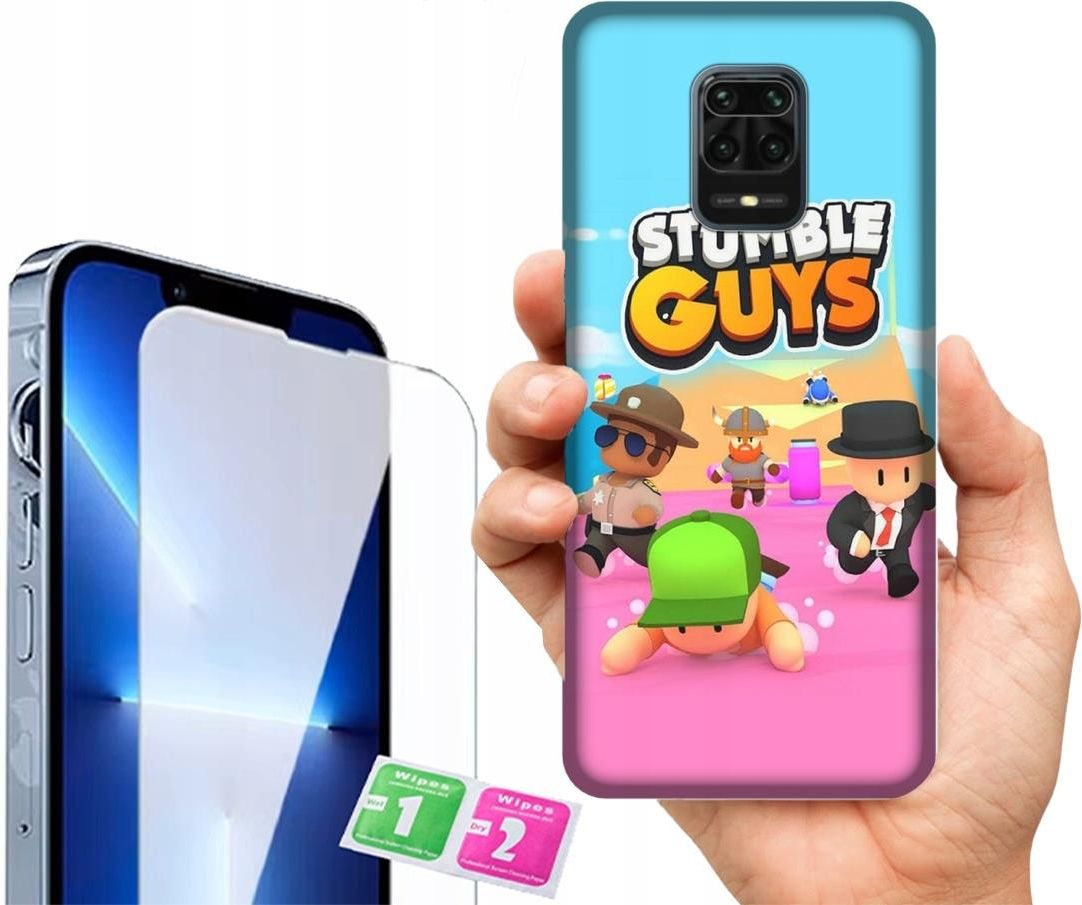 Altreo Etui Na Xiaomi Redmi Note 9 Pro Obudowa Stumble Guys Szkło ...