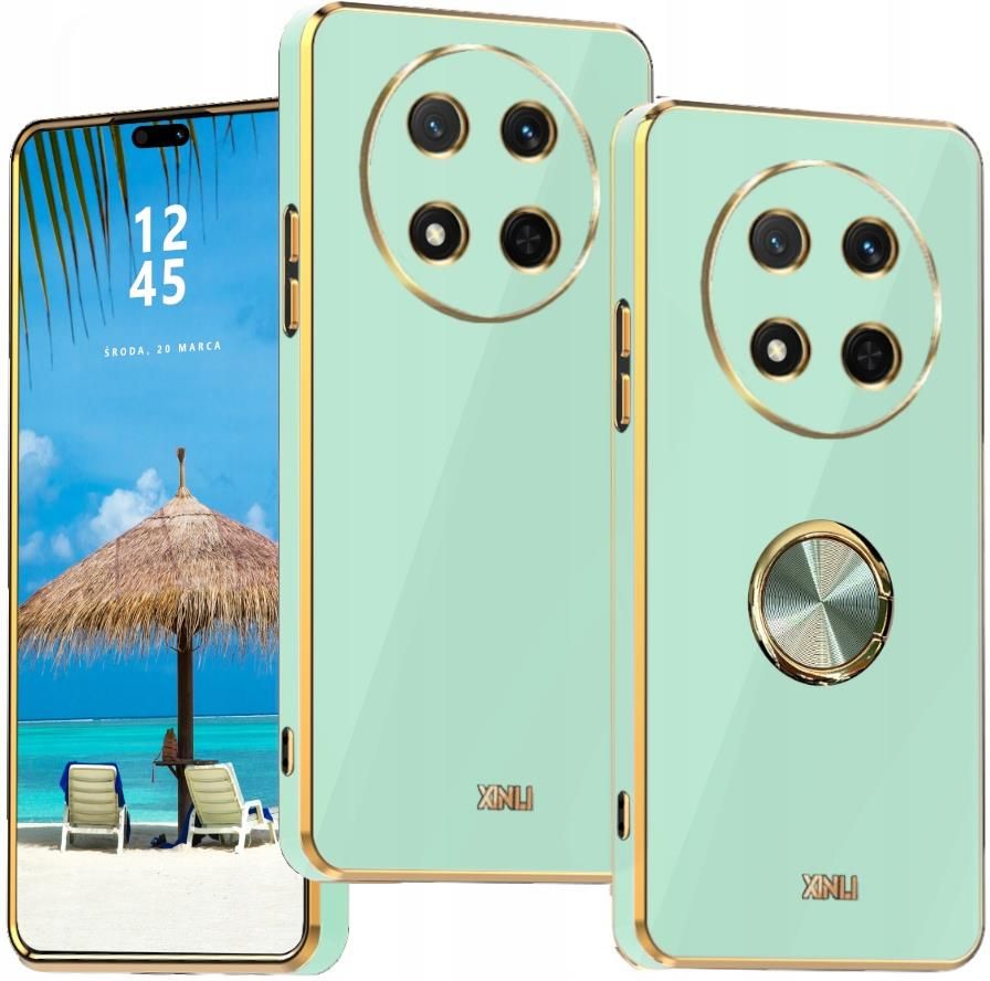 Mbm Etui Kolorowe Plecki Glamour Ring Color Do Honor Magic 7 Lite 5G ...