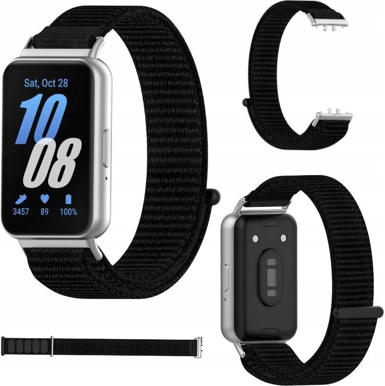 Martech Pasek Do Samsung Galaxy Watch Fit 3 Nylon Opaska Zegarek Trwały ...