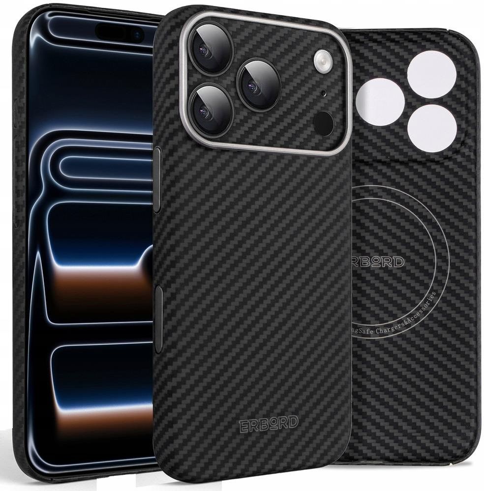 Erbord Etui Do Iphone 17 Pro Max Full Kevlar Aramid Case Plecki Magsafe ...
