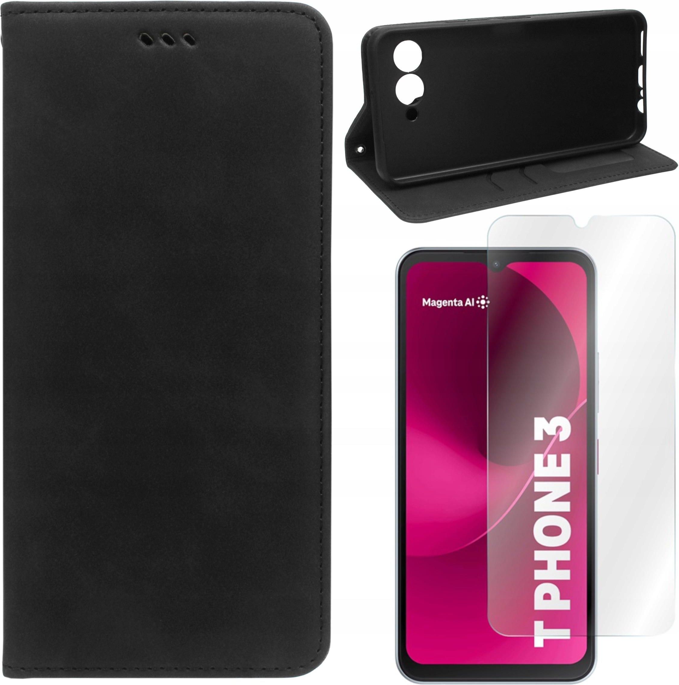 Gsm Hurt Etui Do T Mobile Phone 3 Revvl 8 5G Case Smart Retro Czarny I ...