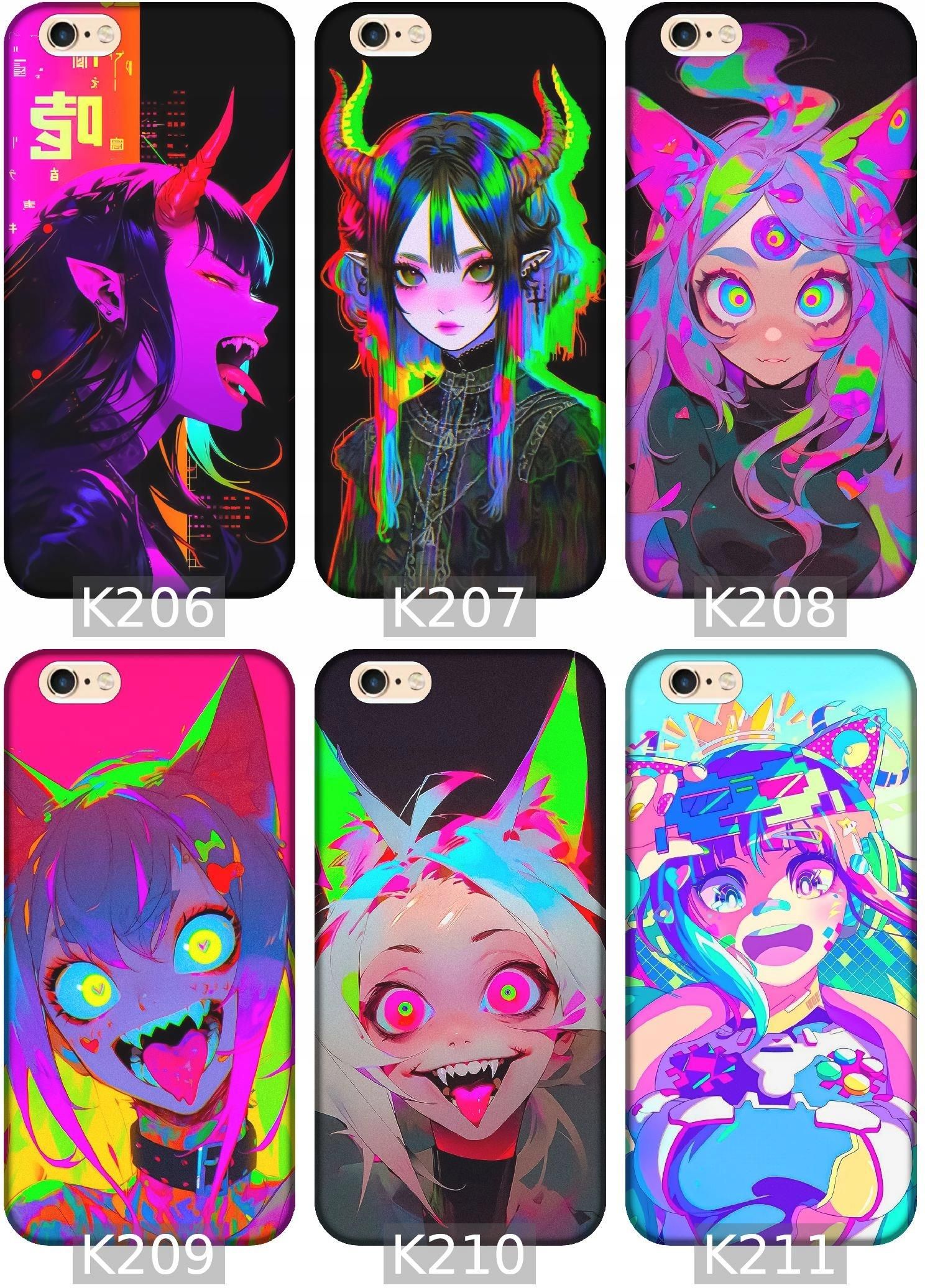 Altreo Etui Na Apple Iphone 6 Plus Obudowa Neon Girl Anime Szkło - Etui ...