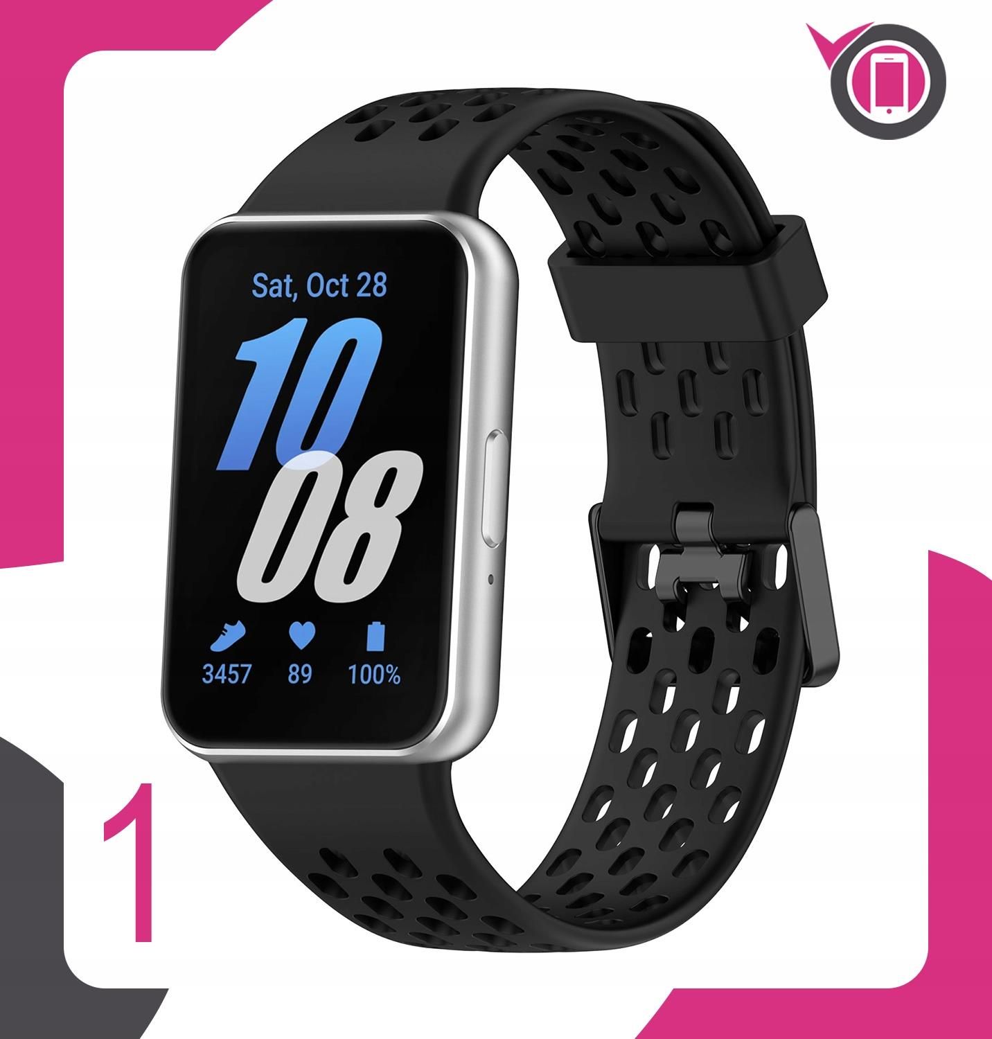 Martech Pasek Do Samsung Galaxy Watch Fit 3 Smartwatch Perforowany ...