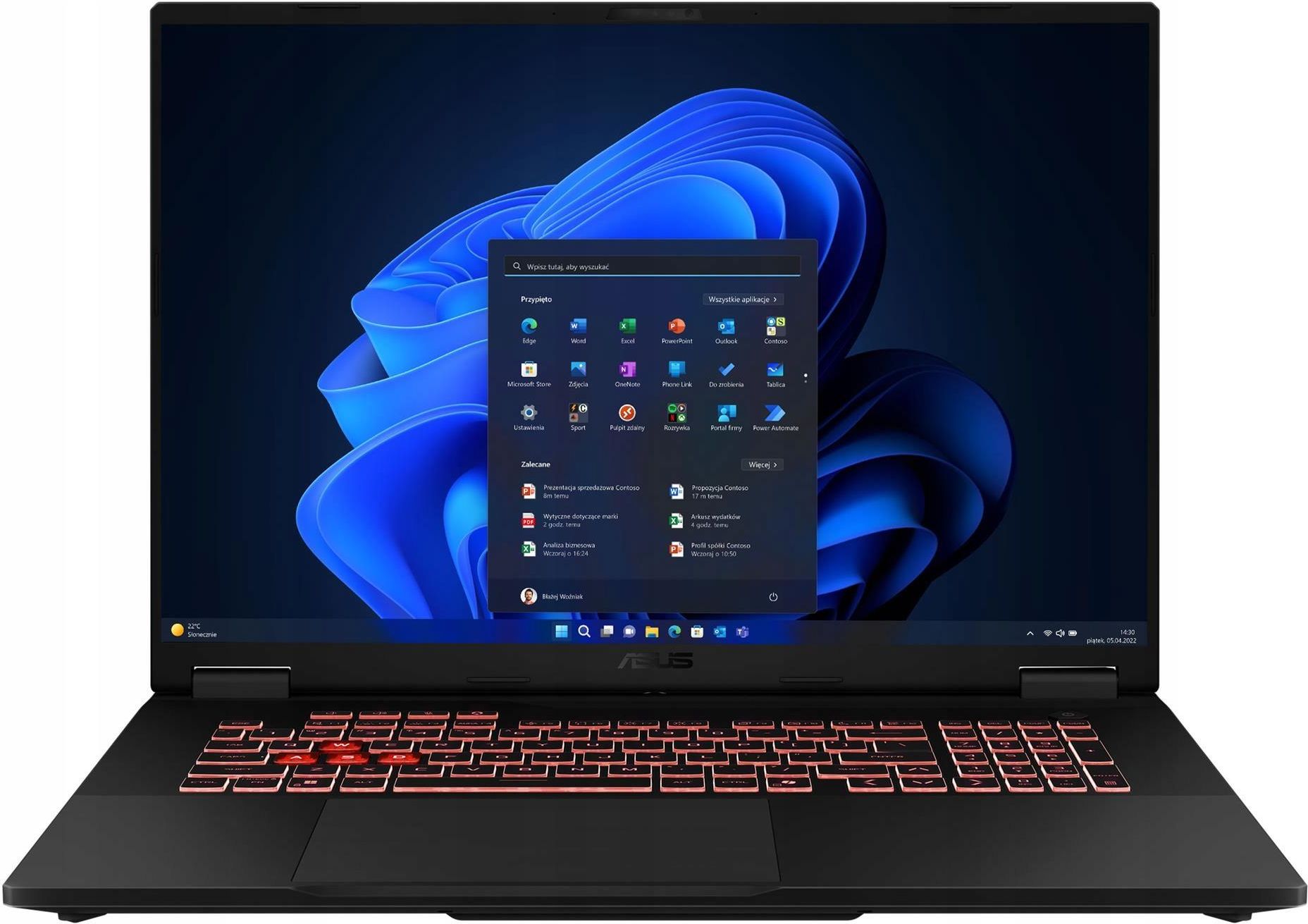 Laptop Asus TUF GAMING A18 18/Ryzen7/64GB/1000GB/Win11 (FA808UHS8021 ...