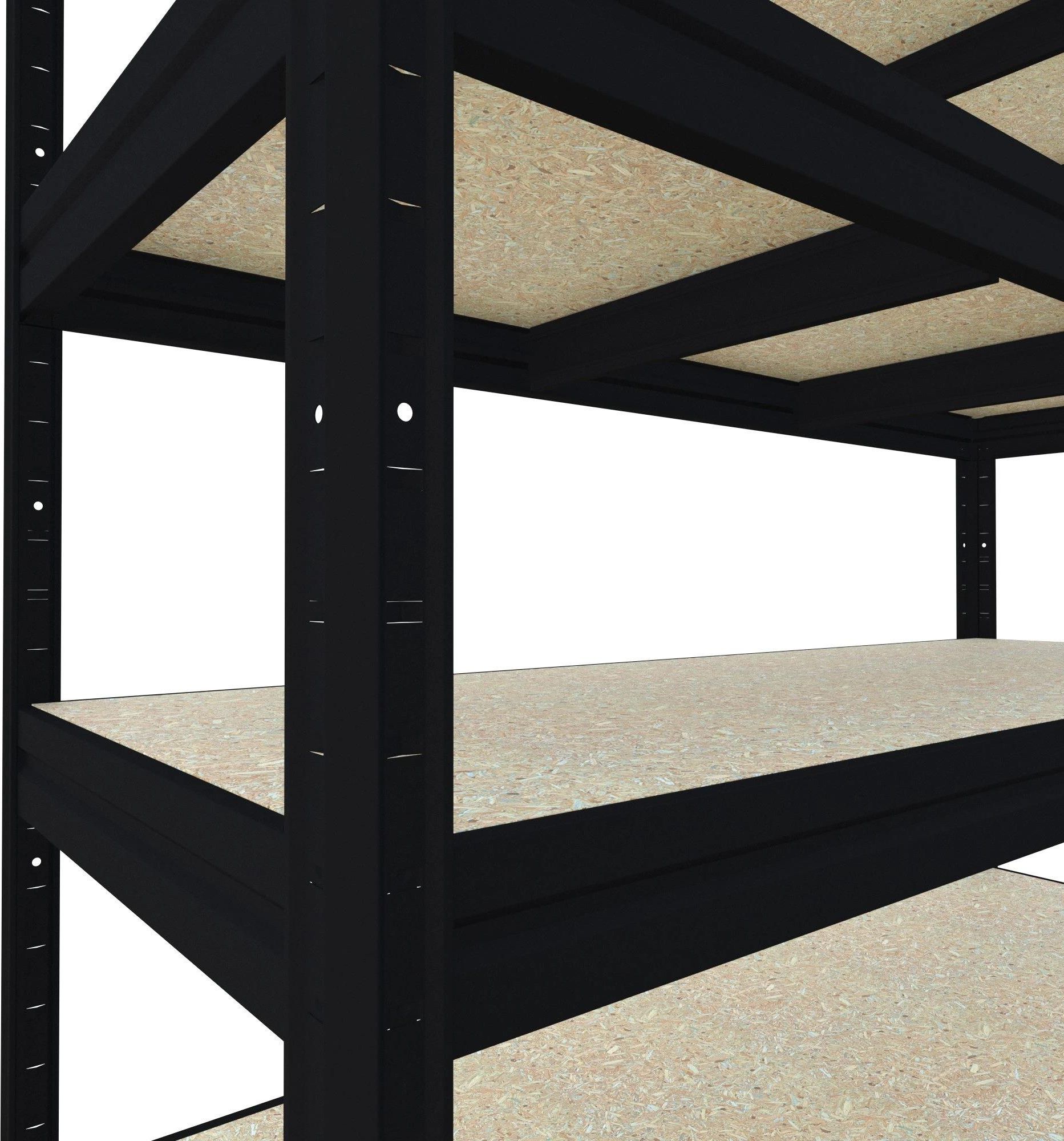 Regał magazynowy Biedrax Duży regał do pomieszczenia technicznego ...