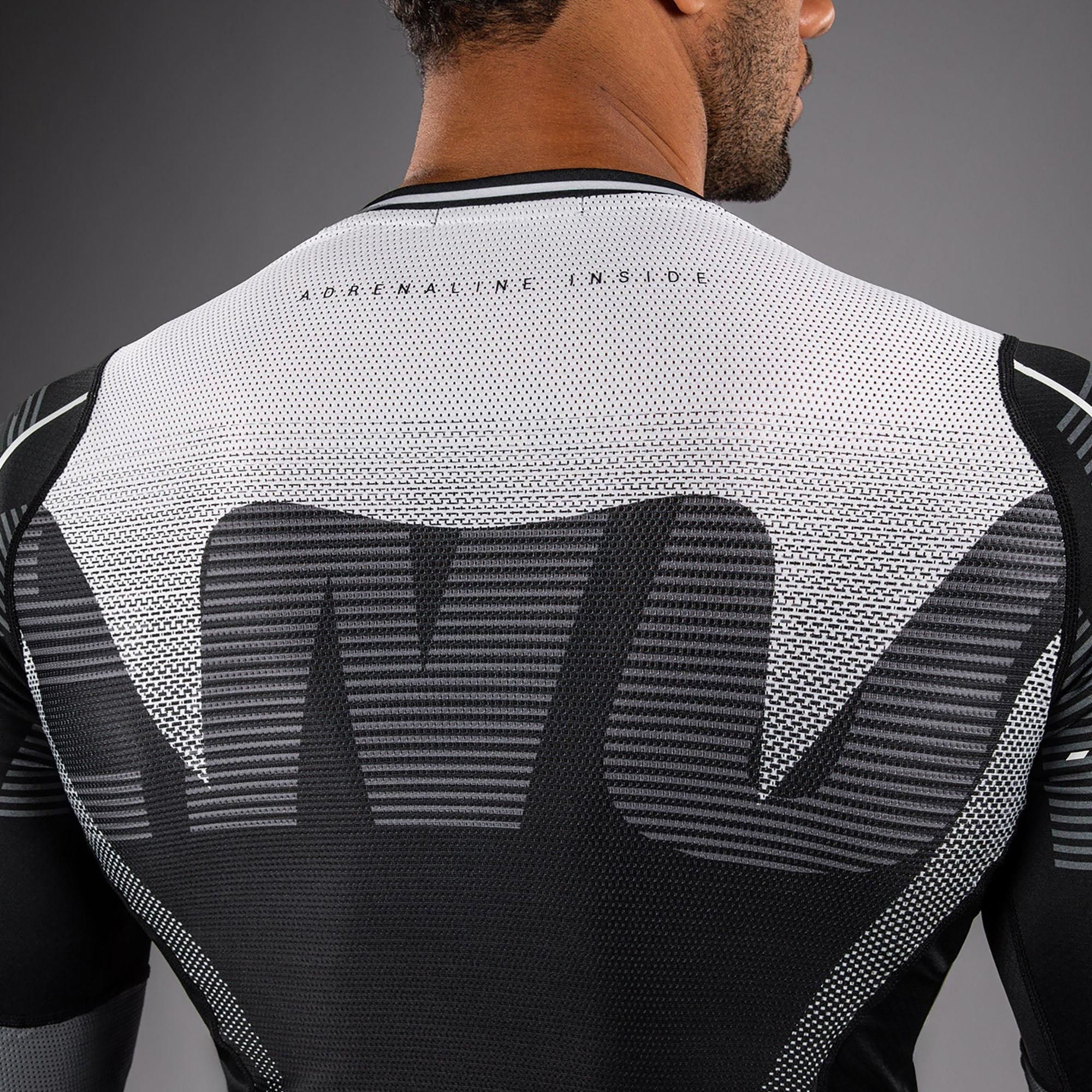 Venum Rashguard Longsleeve Męski Adrenaline Black/Silver Grey - Ceny i ...