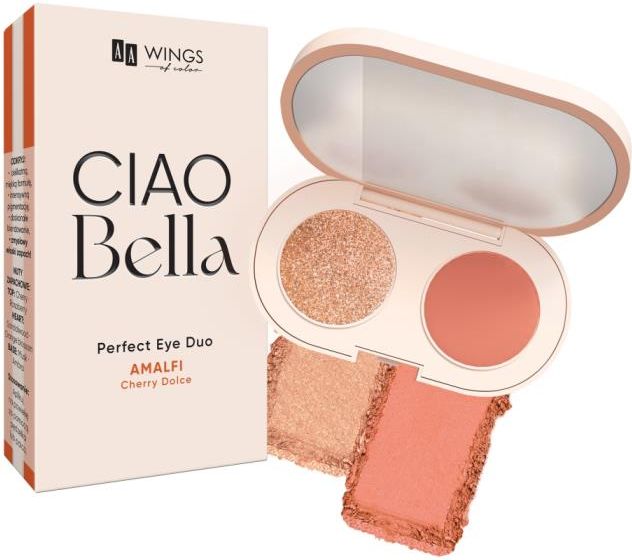 Aa Wings Of Color Ciao Bella Perfect Eye Duo Podwójna Paleta Cieni Do ...