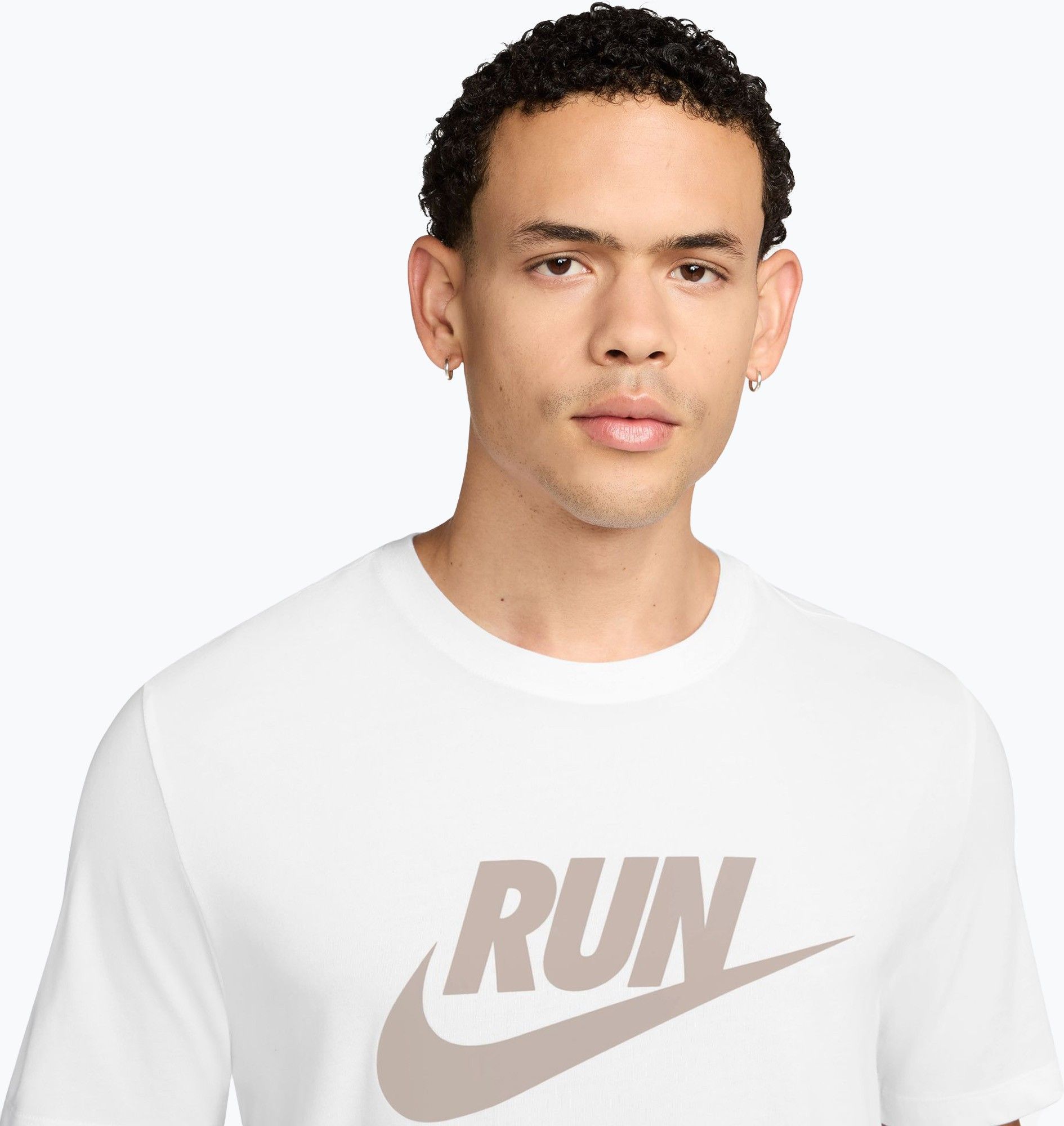 Nike Koszulka Męska Dri-Fit Running White/Moon Particle - Ceny i opinie ...