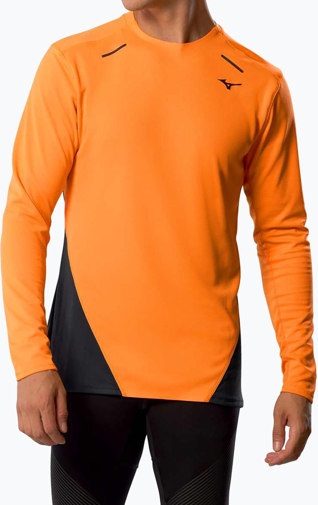 Mizuno Longsleeve Do Biegania Męski Tech Thermal Charge Tangelo - Ceny ...