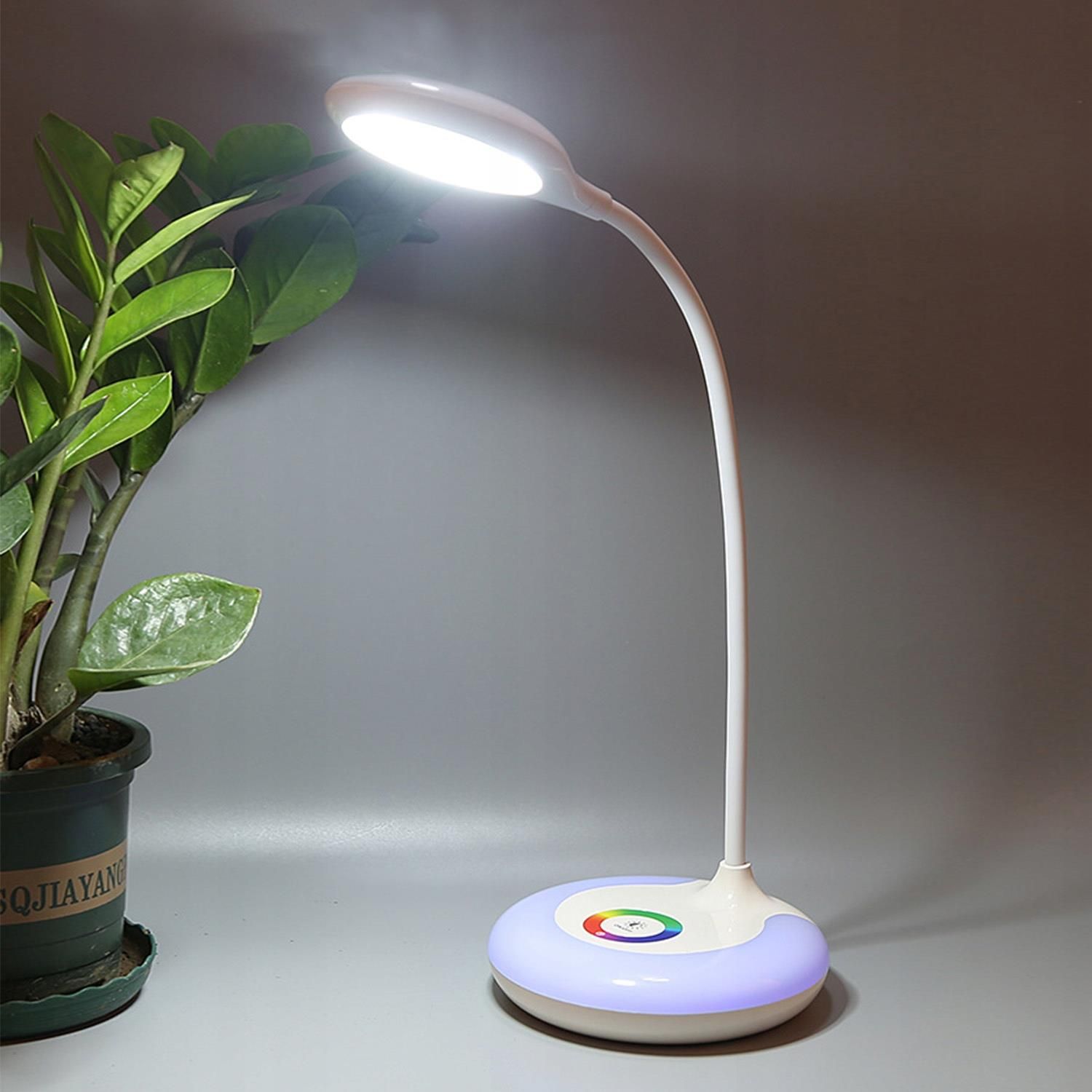 Lampka Biurkowa Led Na Biurko Lampa Rgb Do Nauki Panel Dotykowy Usb ...