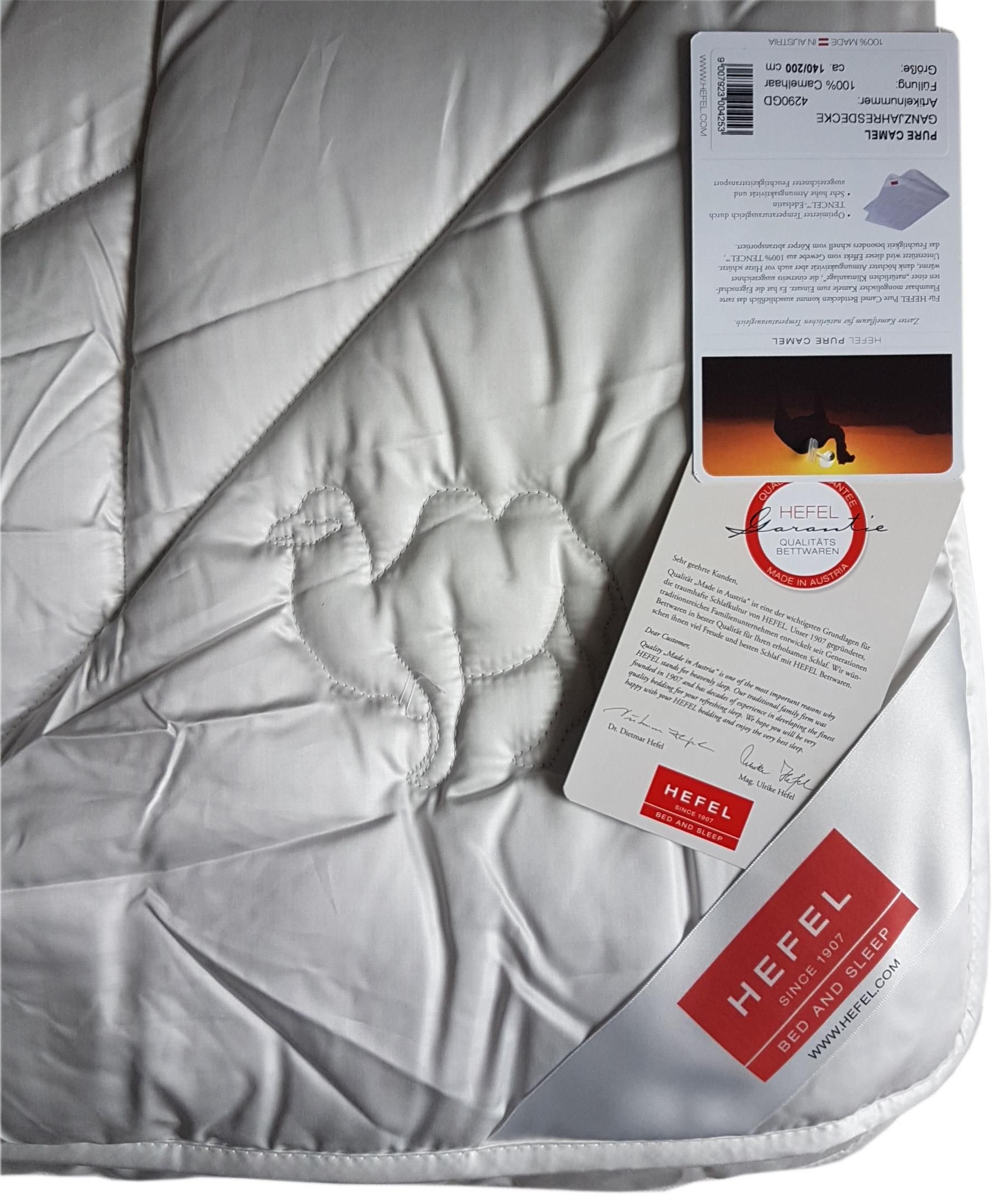 Kołdra z wełny wielbłąda Pure Camel całoroczna HEFEL - Opinie i ...