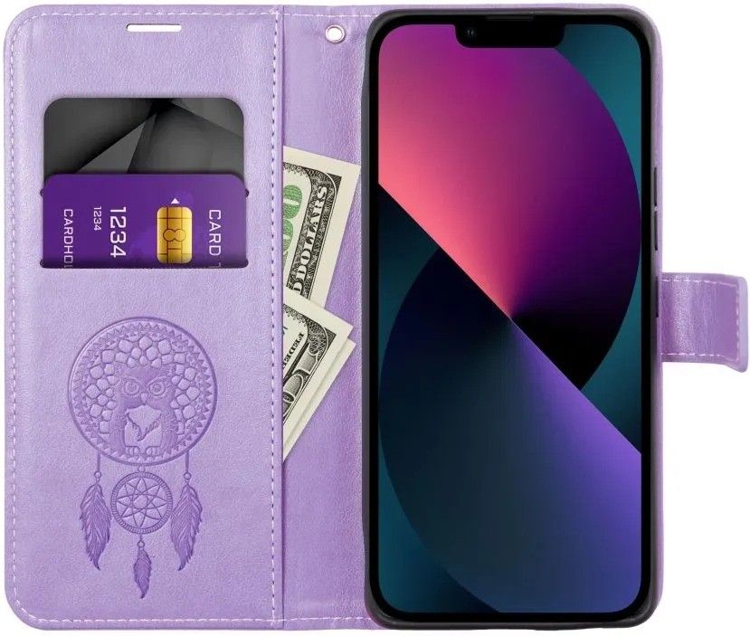 Kabura MEZZO Book do IPHONE 16 Pro Max łapacz snów fioletowy - Opinie i ...