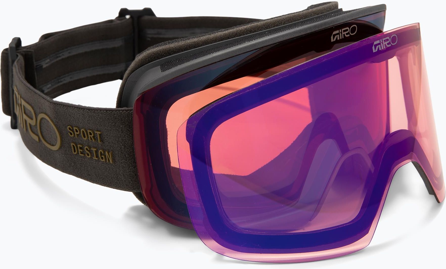 Giro Gogle Narciarskie Axis Midnight Brown Stacked/Vivid Petrol/Vivid ...