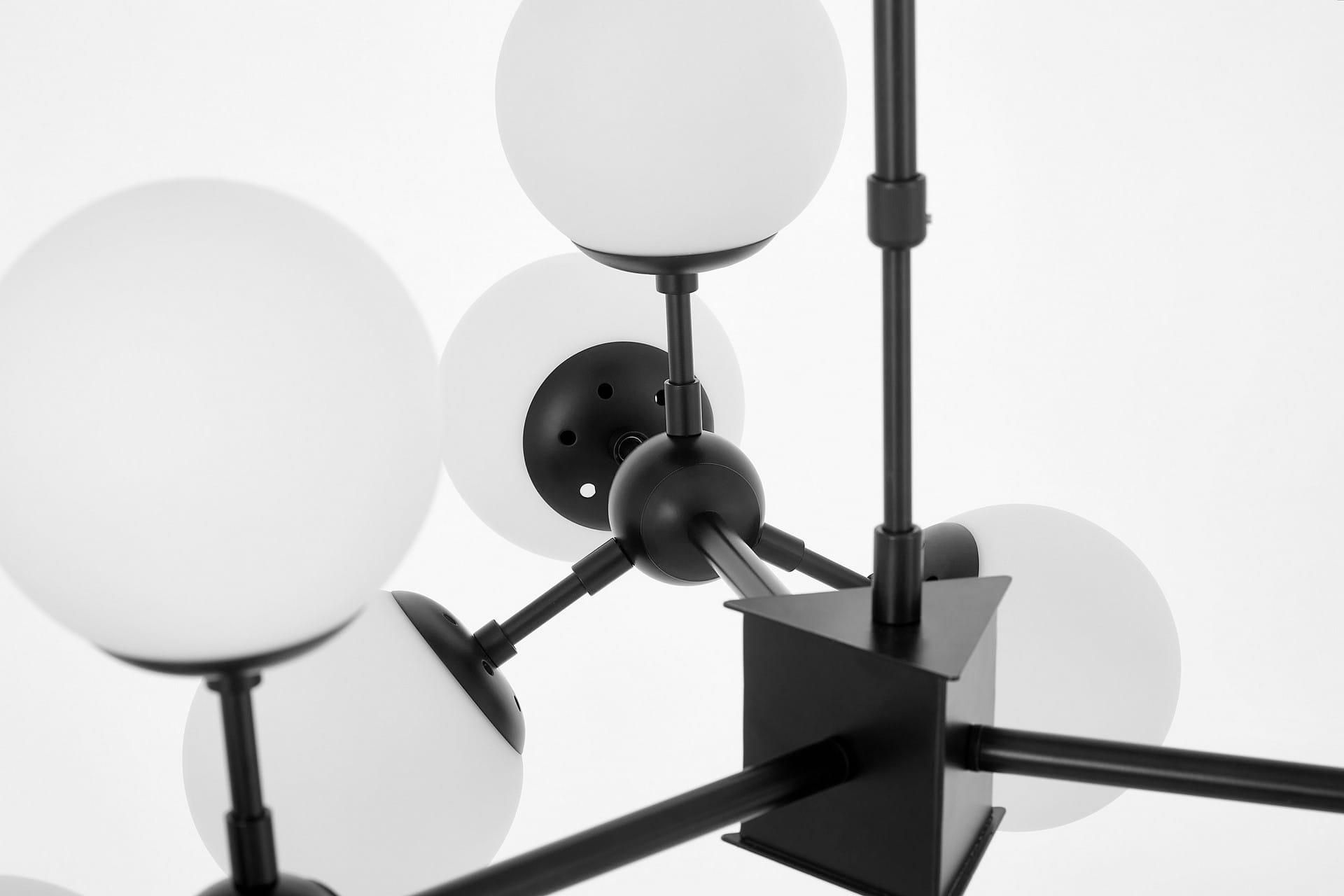 Rabat w koszyku NOWOCZESNA LAMPA WISZĄCA CZARNO-BIAŁA ZODIAK W12 KUP ...