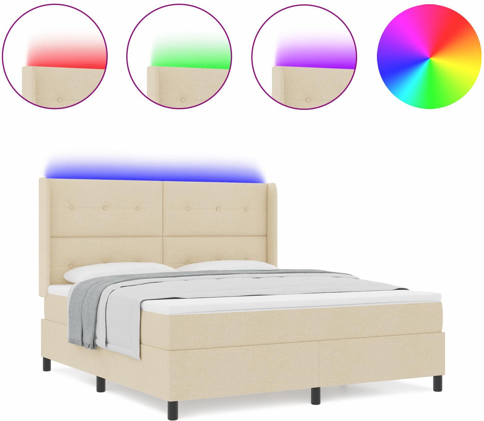 Gravora Materac Comfy Pocket Spring 5 cm, kremowy, prostokątny, średnio ...