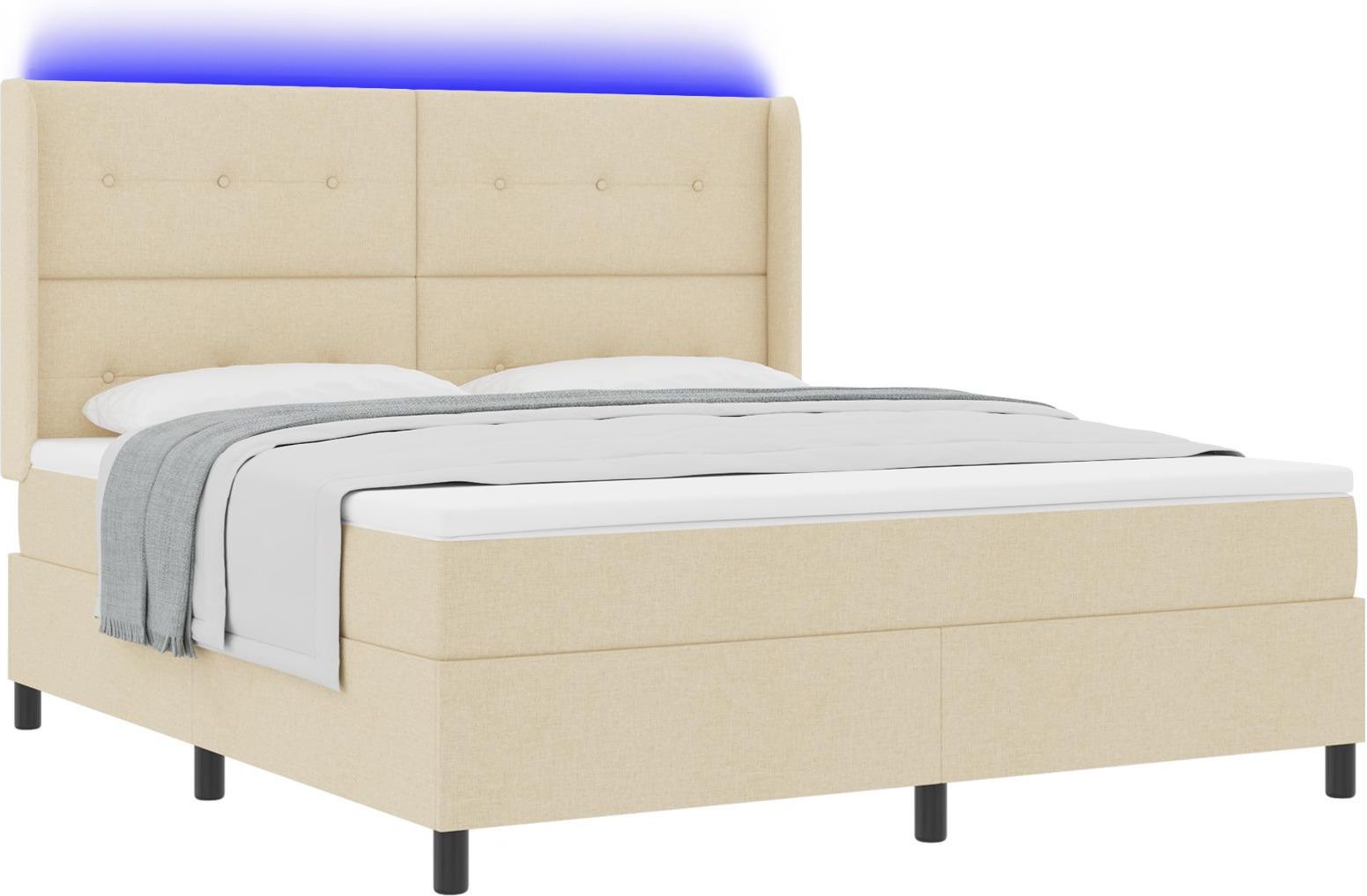 Gravora Materac Comfy Pocket Spring 5 cm, kremowy, prostokątny, średnio ...