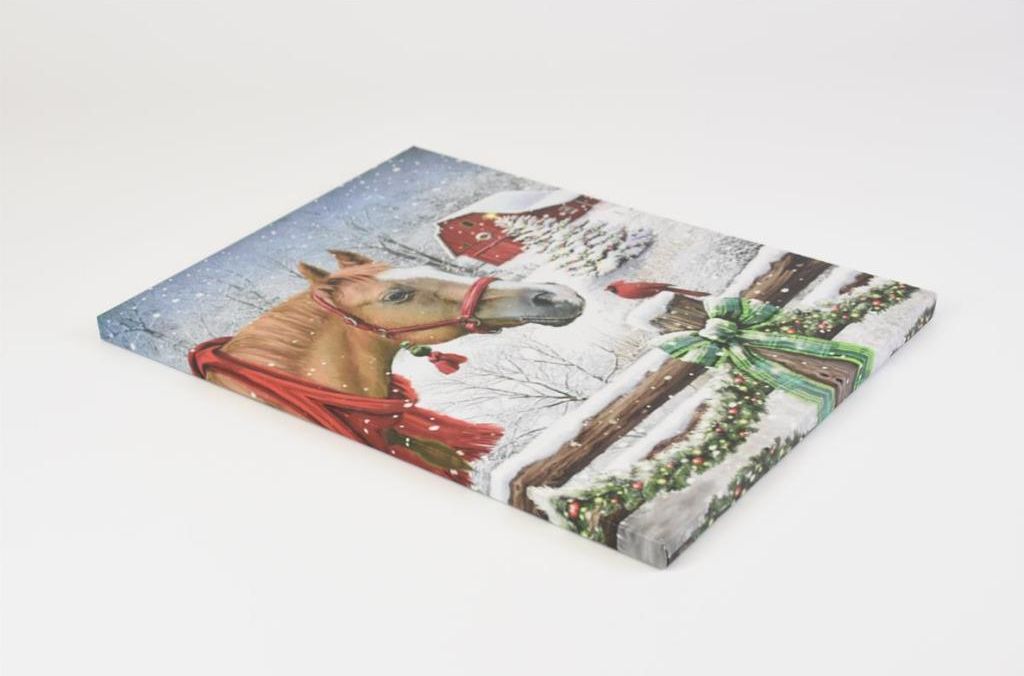 Obraz Zimowy Koń i Wróbel 30x40 cm na płótnie KOD: 4025327750762 ...