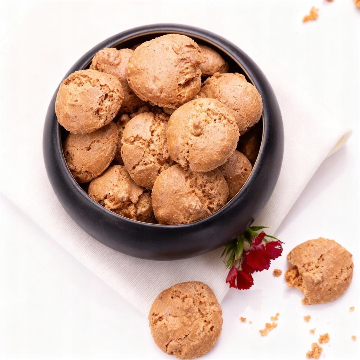 Brusa Włoskie oryginalne ciasteczka AMARETTI migdałowe CZYSTY SKŁAD ...